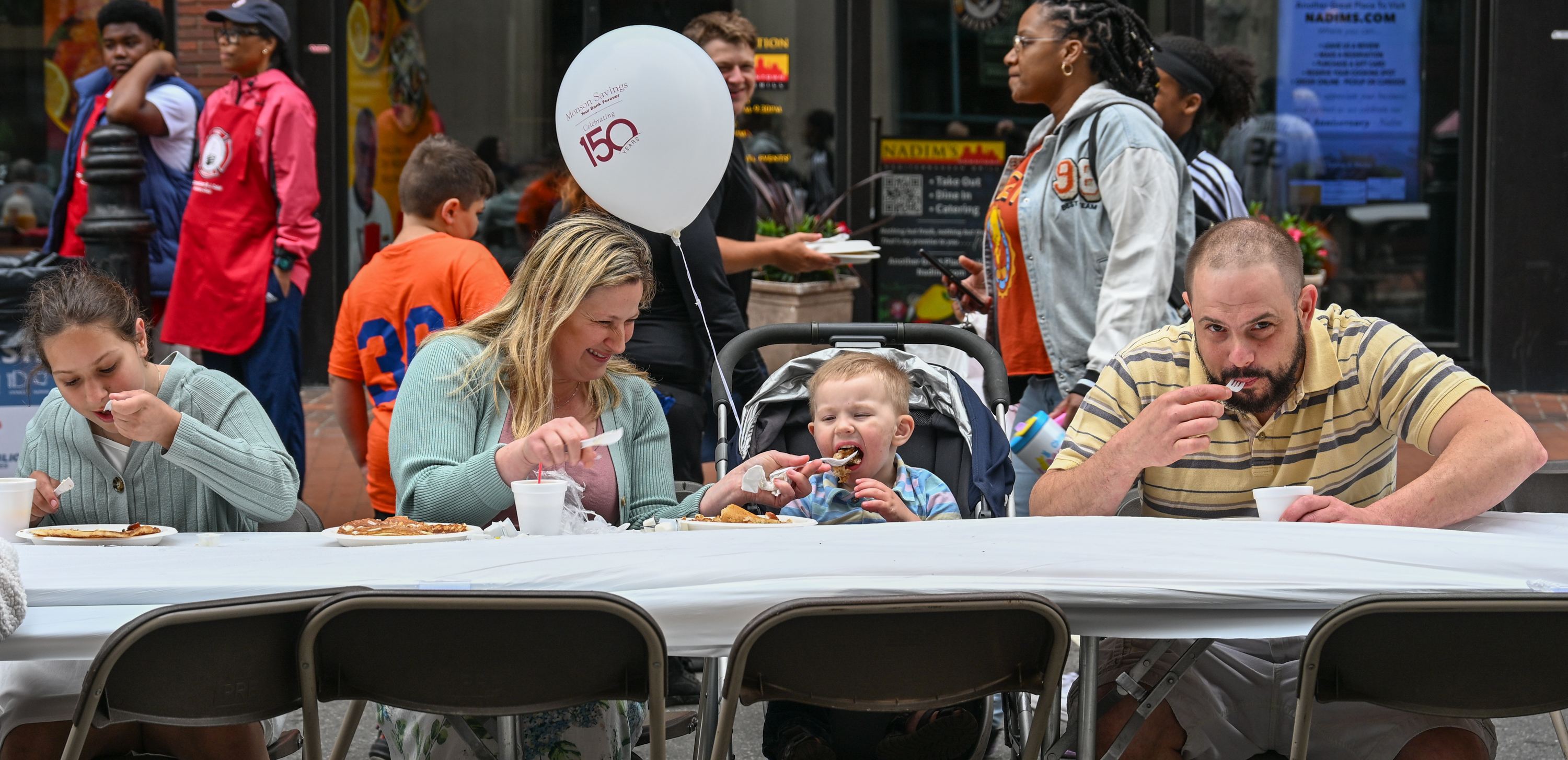 Weather can’t stop hungry pancake crowd - masslive.com
