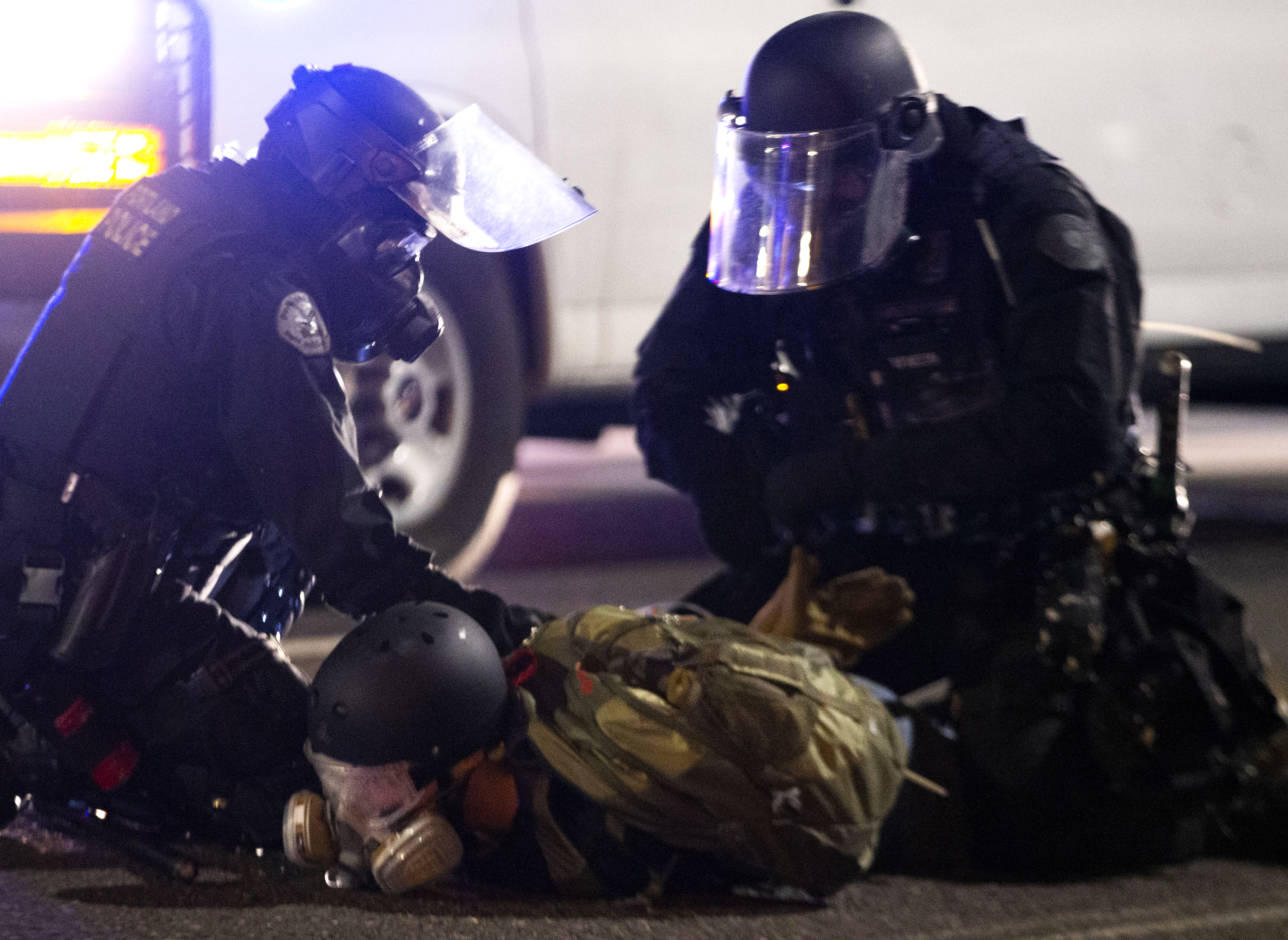Portland Protests for 83rd night on Aug. 18, 2020 - oregonlive.com