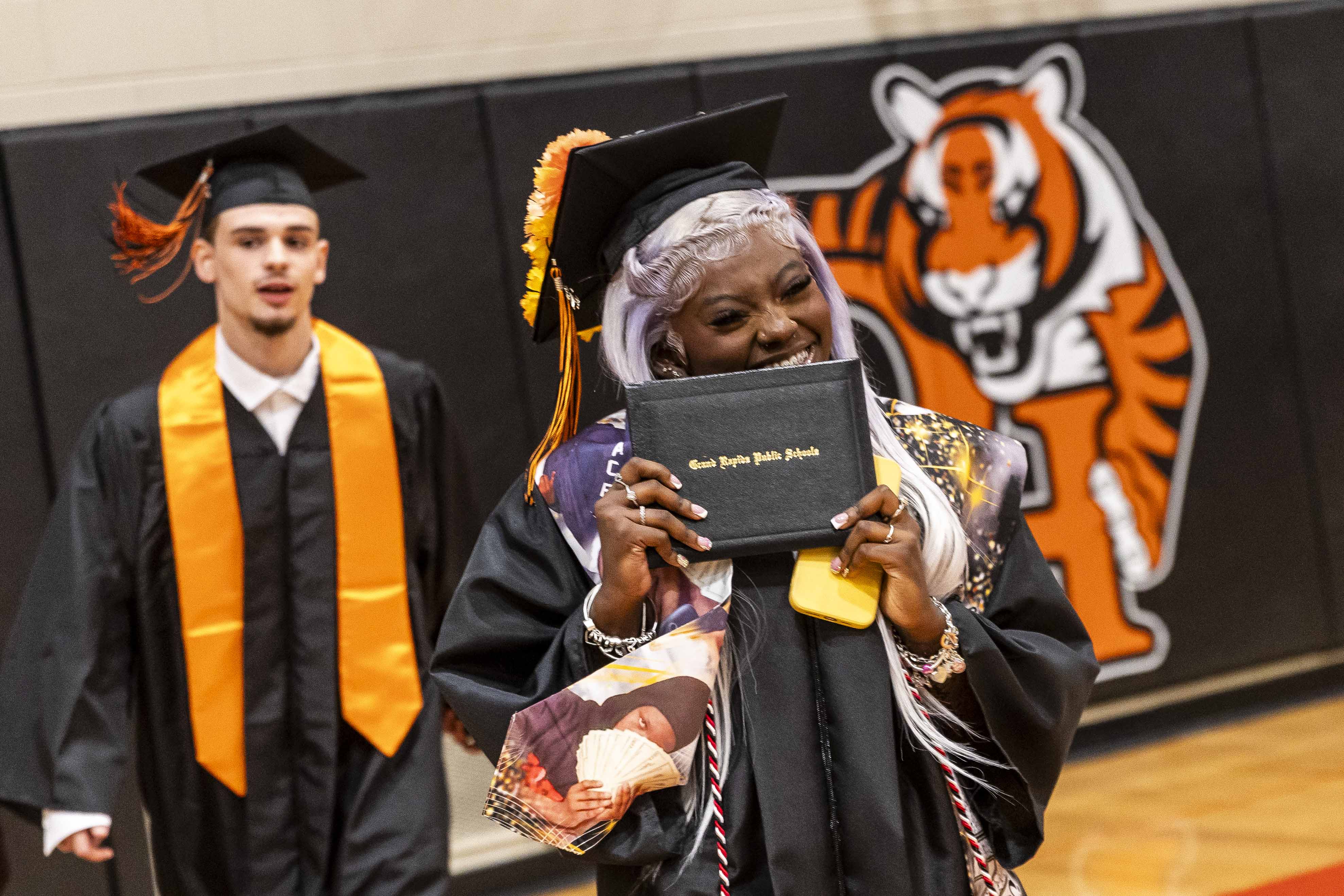 Ottawa Hills High School celebrates graduation at Houseman Field ...
