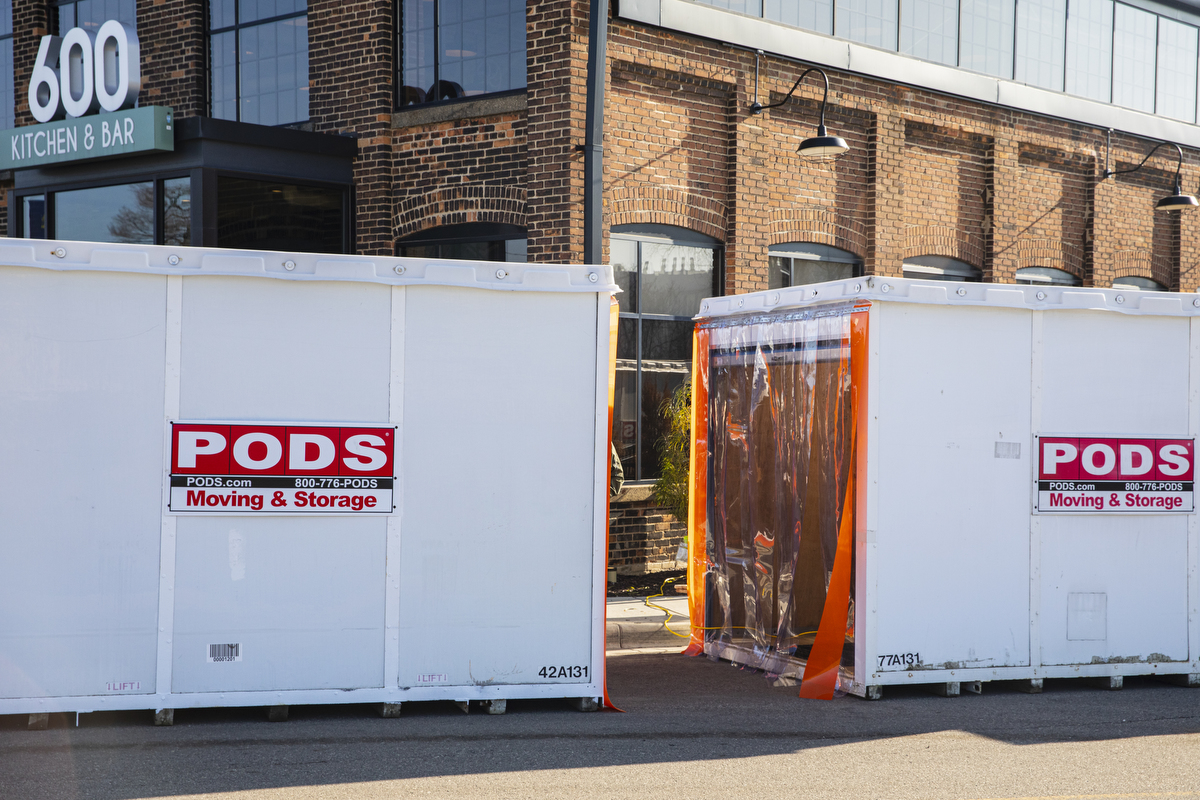 Two Kalamazoo restaurants transform moving pods into private dining ...