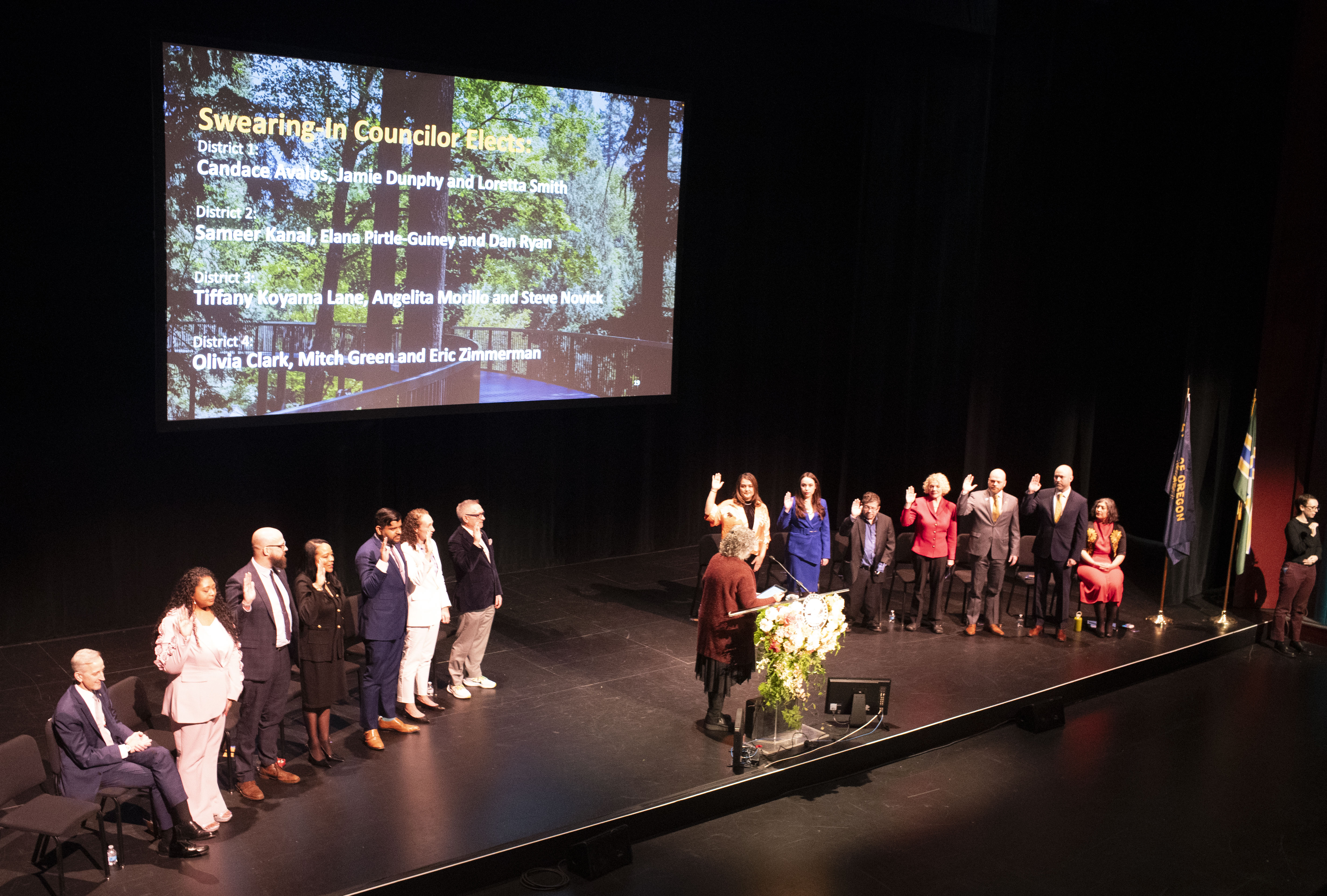 Portland mayor and city councilors swearing-in ceremony - oregonlive.com