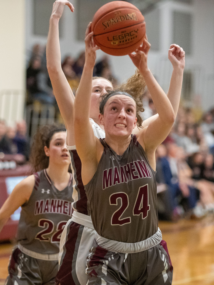 Mechanicsburg girls play Manheim Central in D3 5A basketball semifinal ...