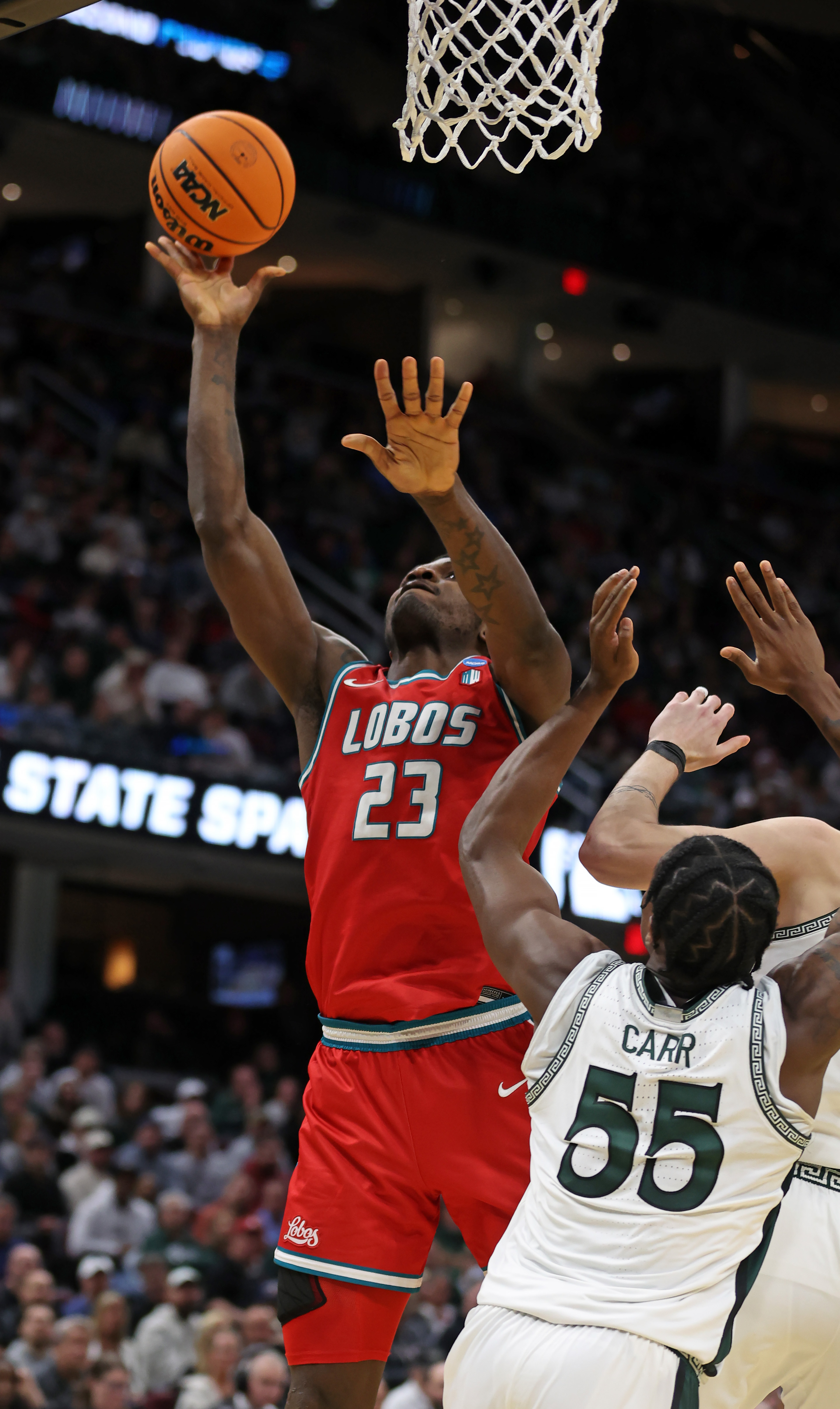 Michigan State Spartans vs. New Mexico Lobos, second round NCAA ...