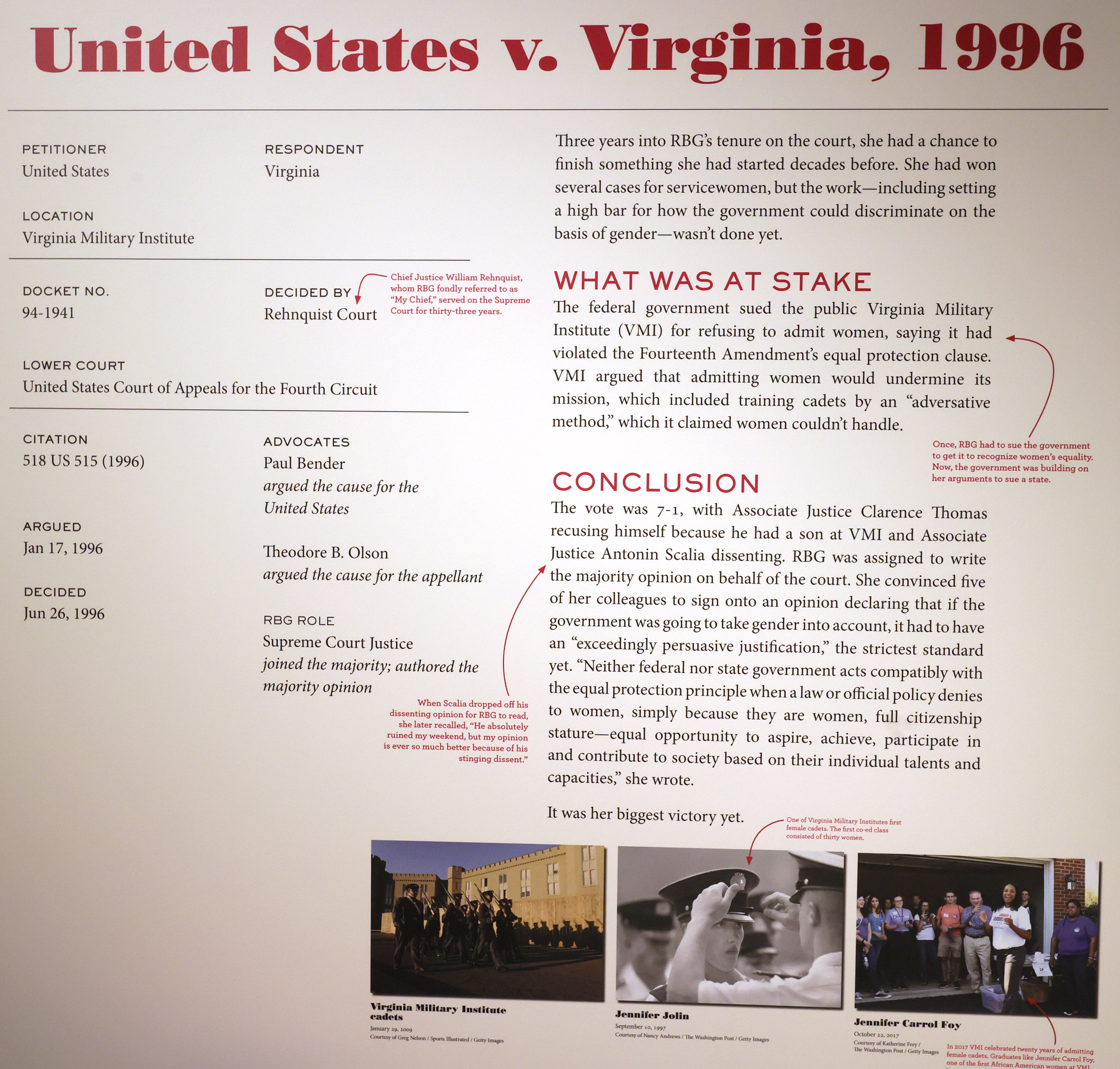 Notorious RBG exhibit, the life and times of Ruth Bader Ginsburg, opens ...