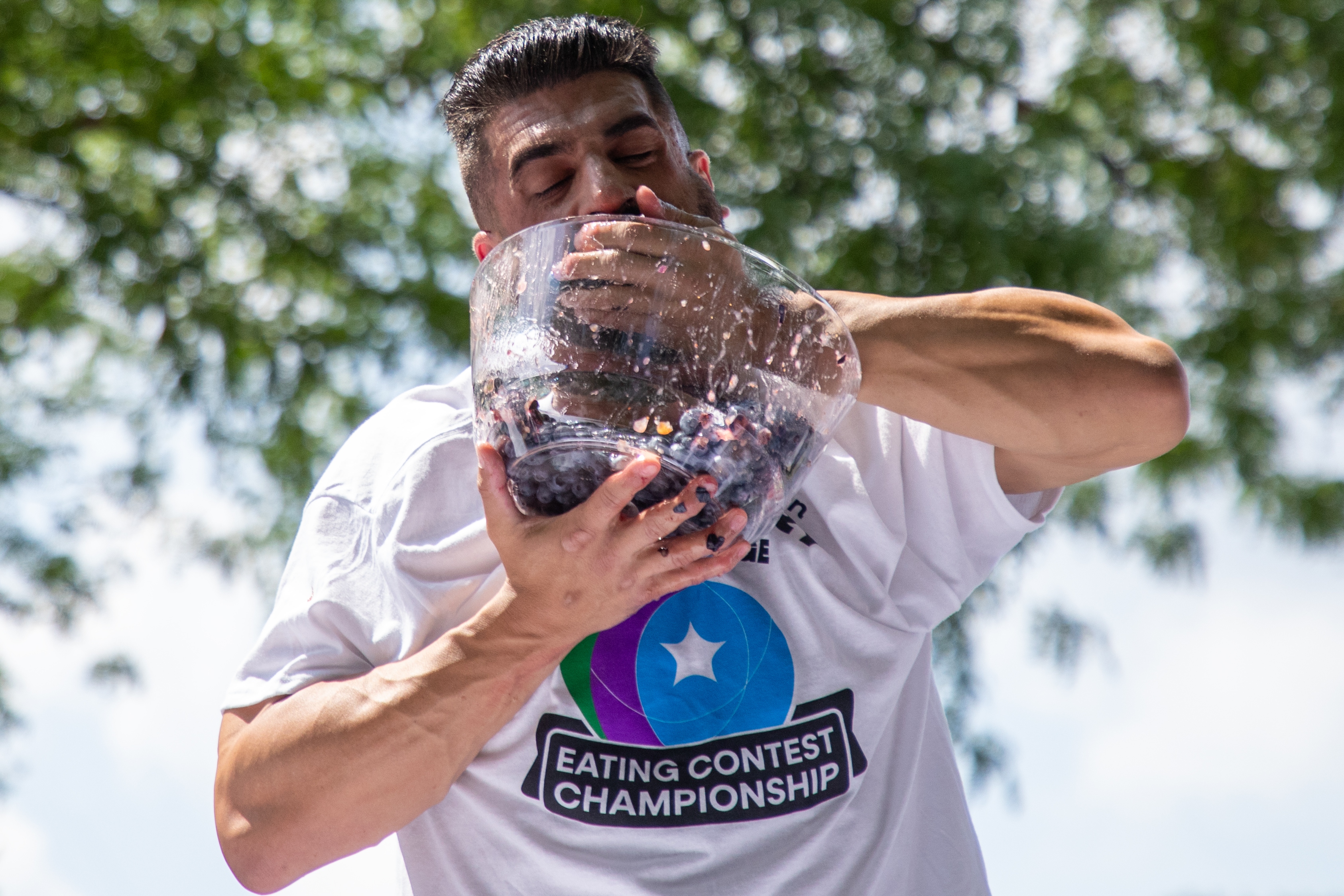 First-ever Great American Blueberry Eating Contest - mlive.com