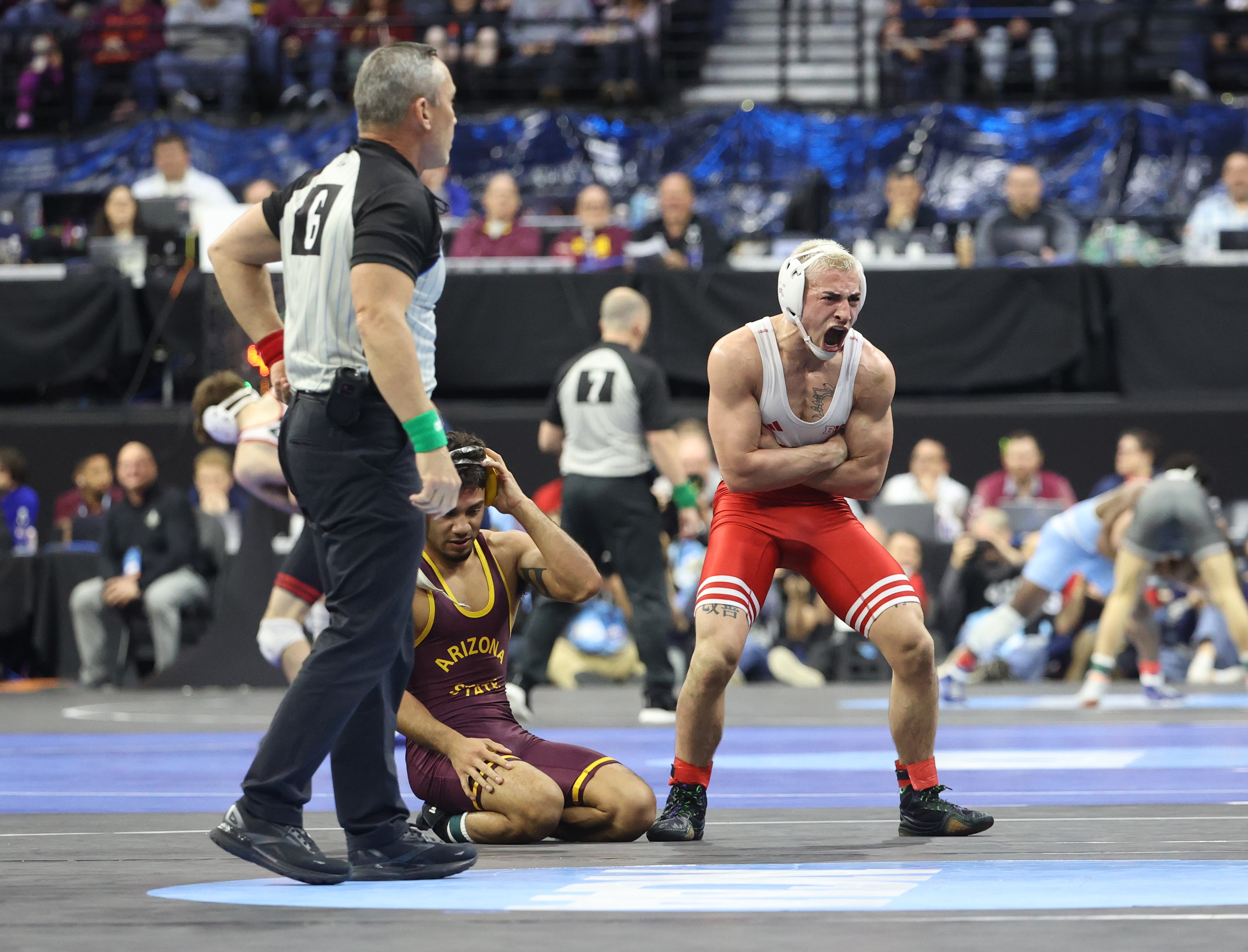 NCAA 2025 Wrestling Championships, second round - nj.com