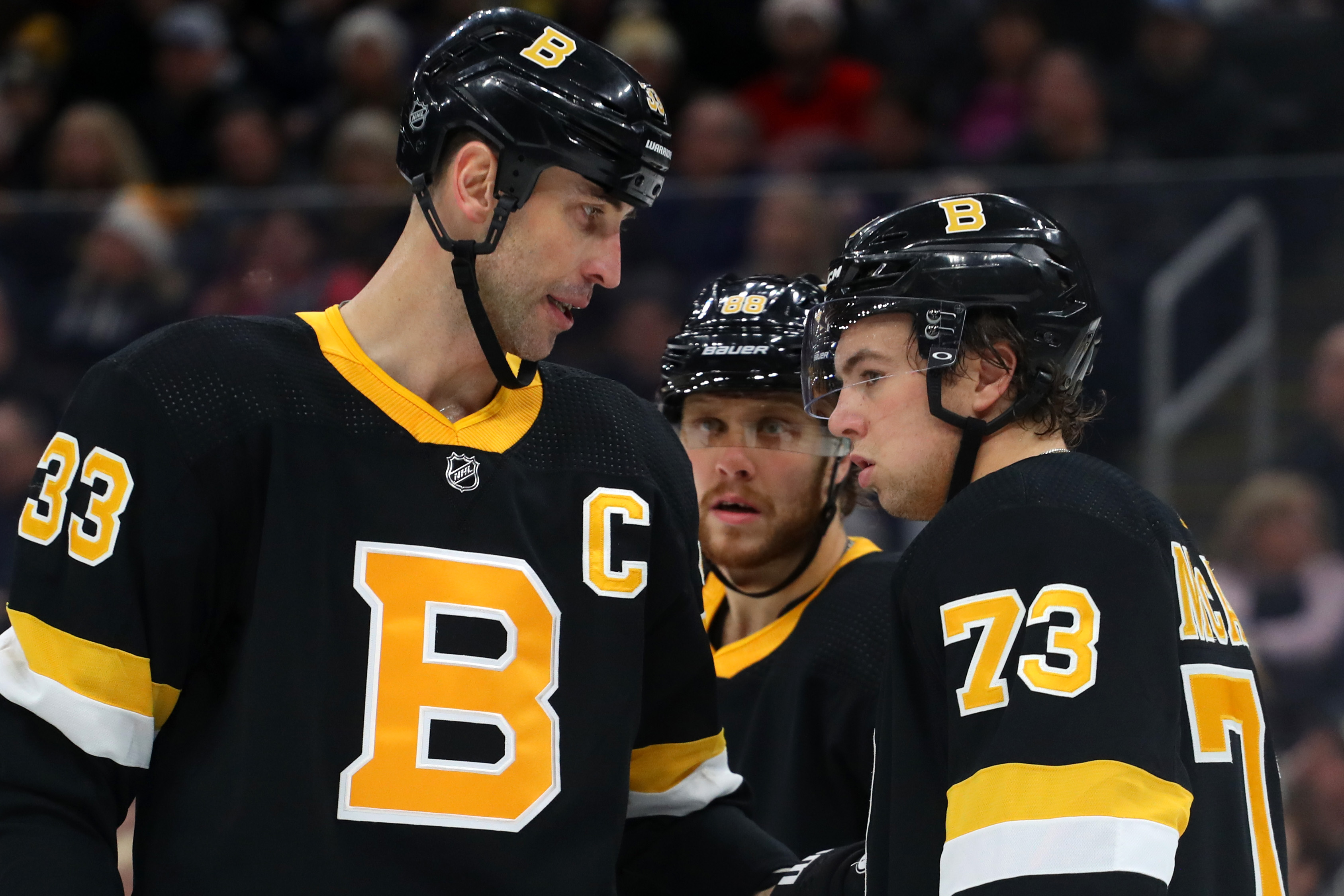 Charlie McAvoy and Zdeno Chara - masslive.com