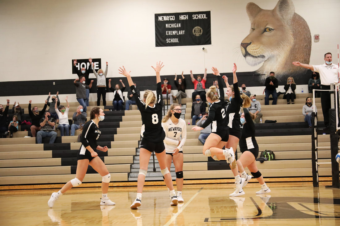 Newaygo volleyball team wins share of 2020 CSAA Gold Division title ...