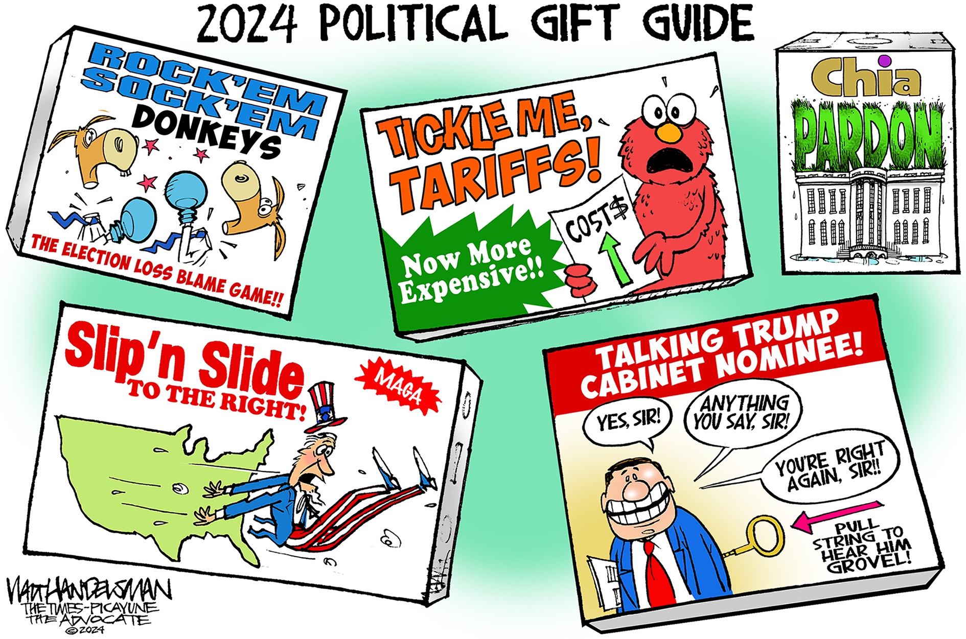 Editorial cartoons for Dec. 8, 2024 - oregonlive.com