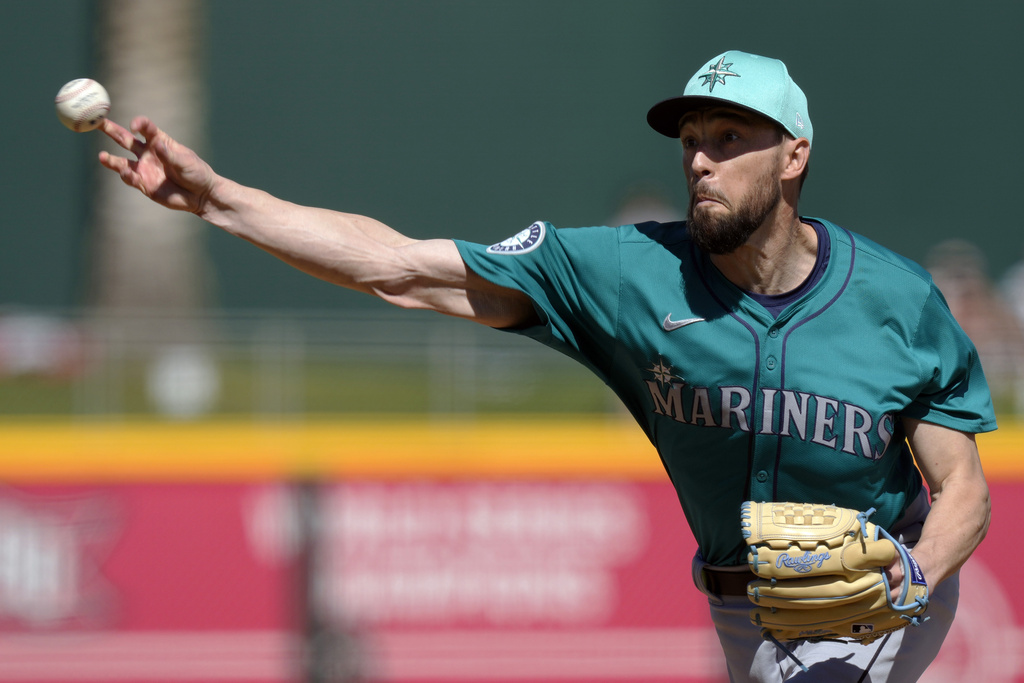 Cleveland Guardians vs. Seattle Mariners in preason game, March 5, 2024 ...