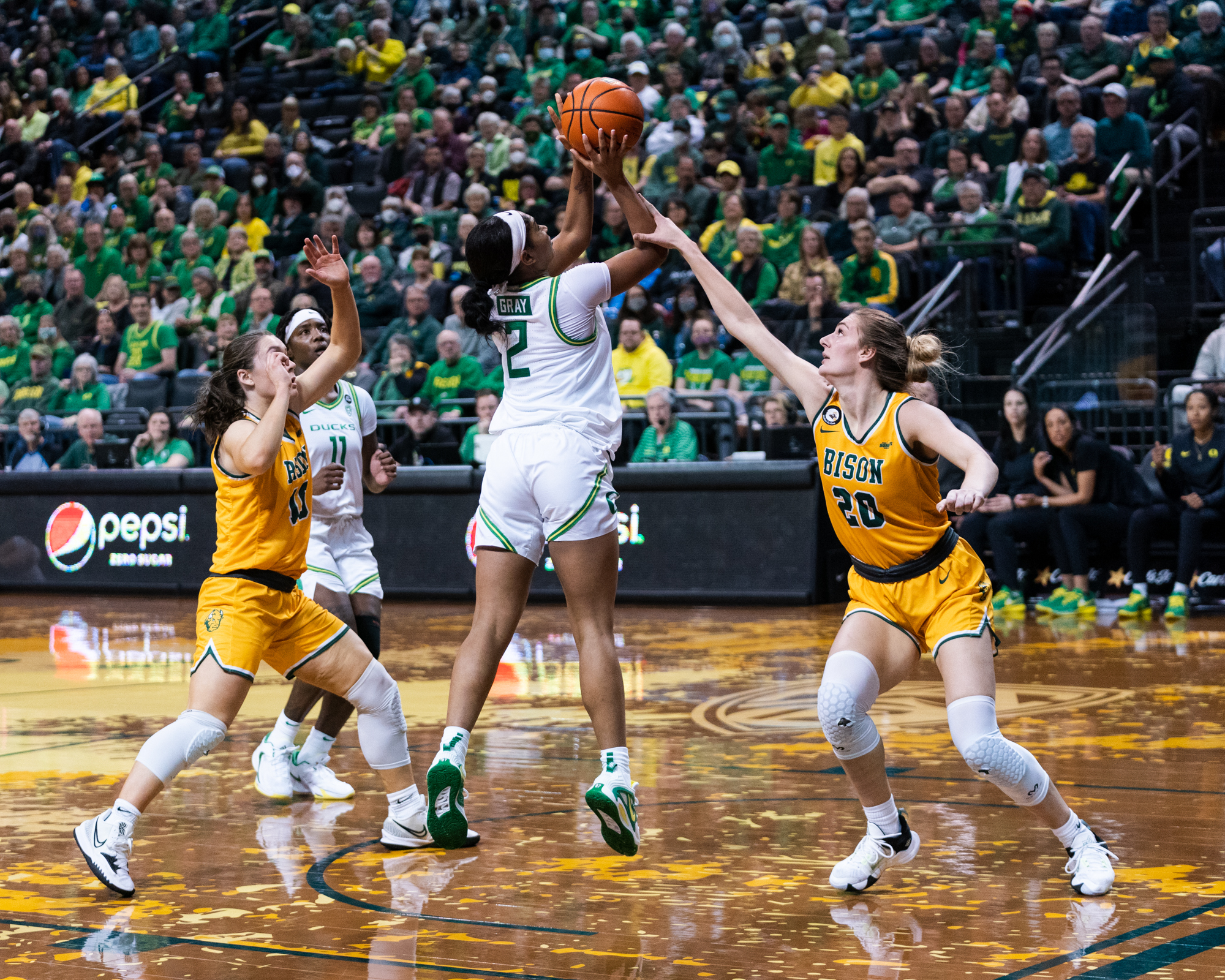 Oregon Ducks vs. North Dakota State in WNIT, March 17, 2023 ...