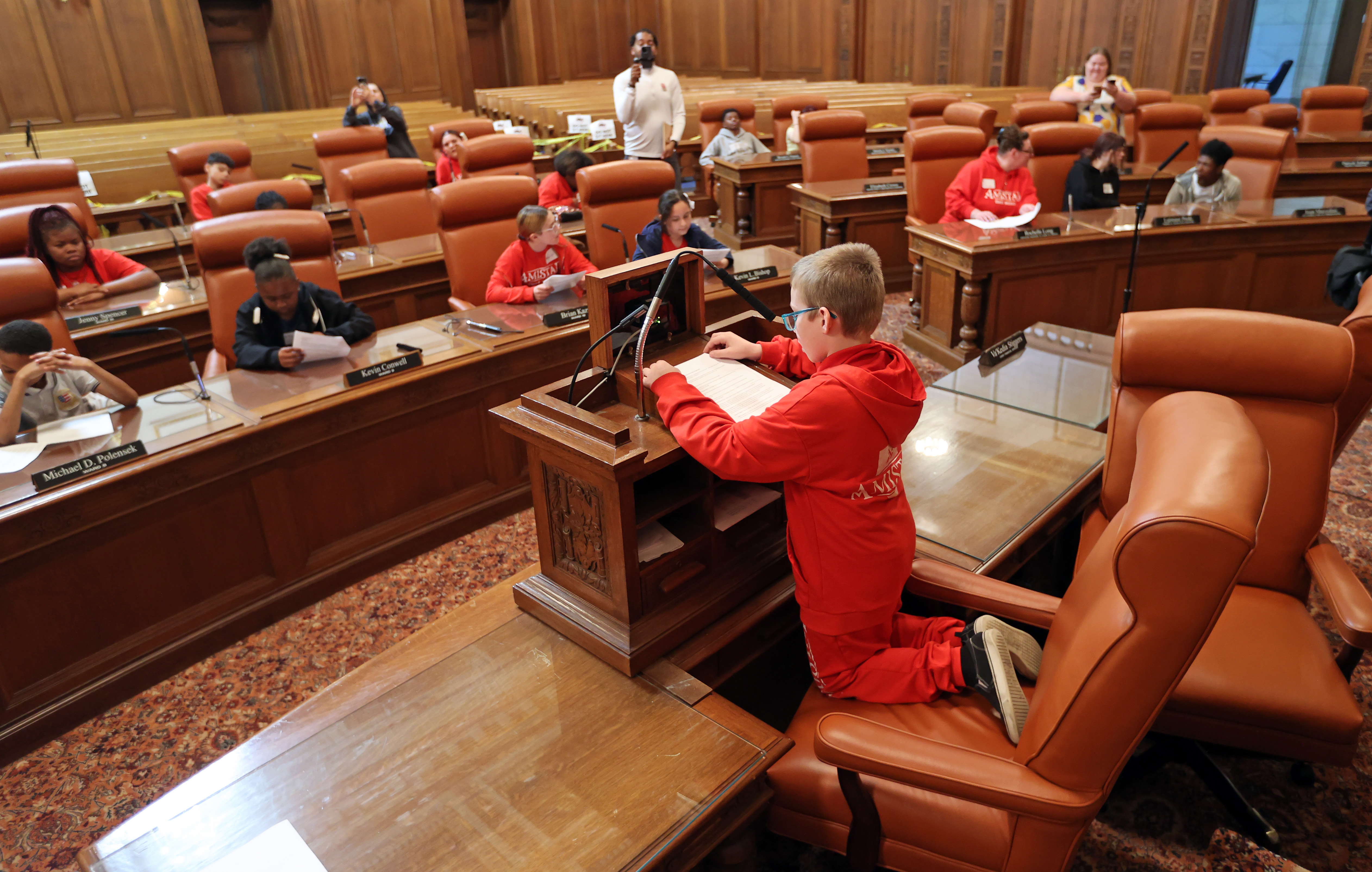 Clara E. Westropp students participate in mock city council meeting and ...