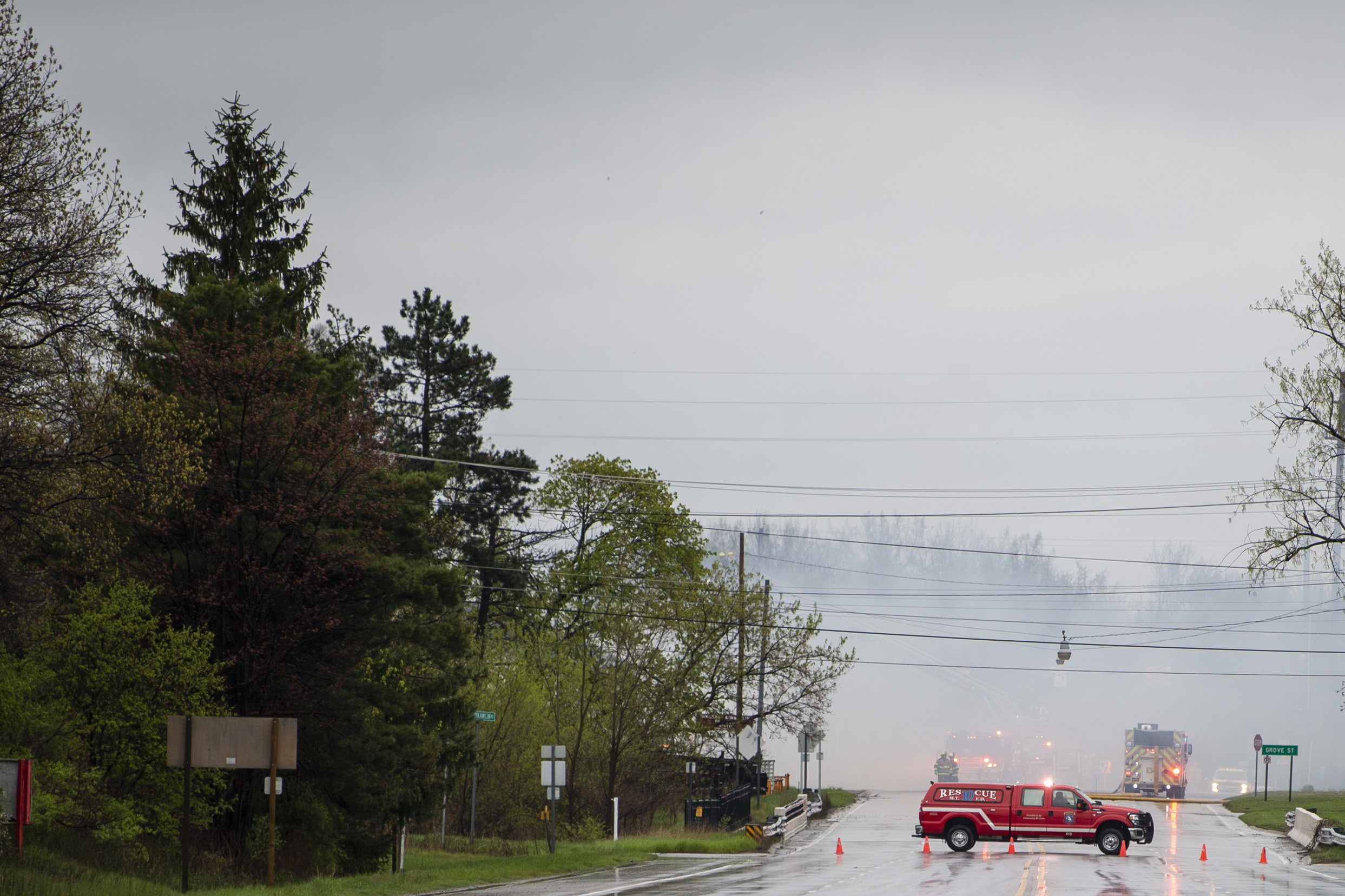 First responders battle building fire at Pajot Feed and Supply in ...