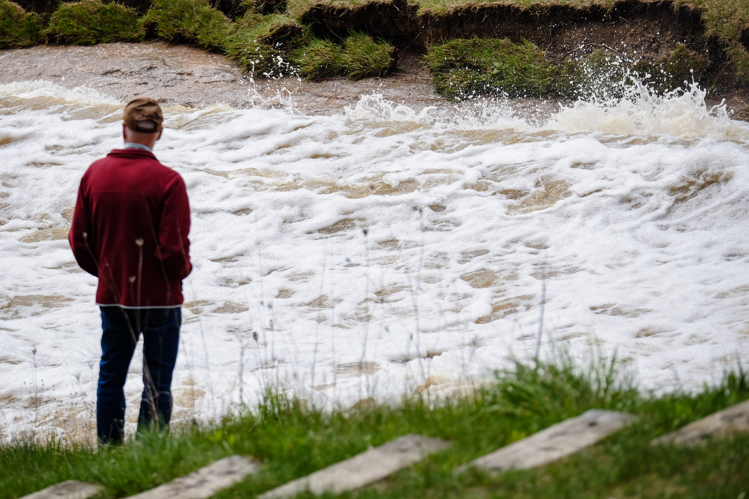 Heavy rains cause Forest Lake dam spillway to overflow - mlive.com