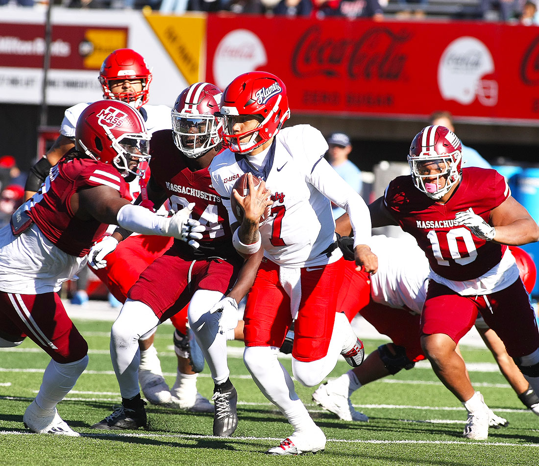 UMass Football vs Liberty on Military Appreciation Day on 11/16/24 ...