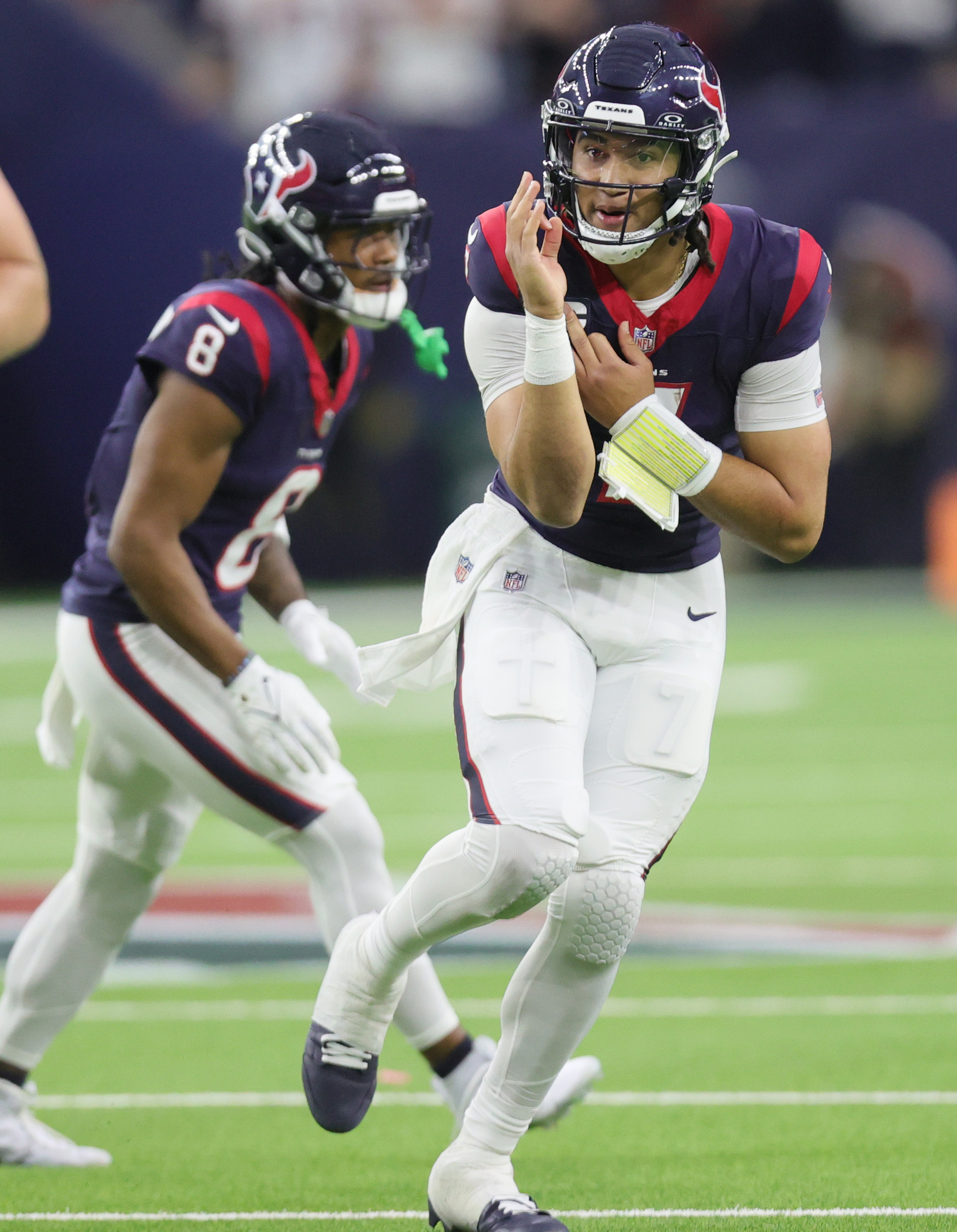 Houston Texans quarterback C.J. Stroud vs. the Cleveland Browns ...