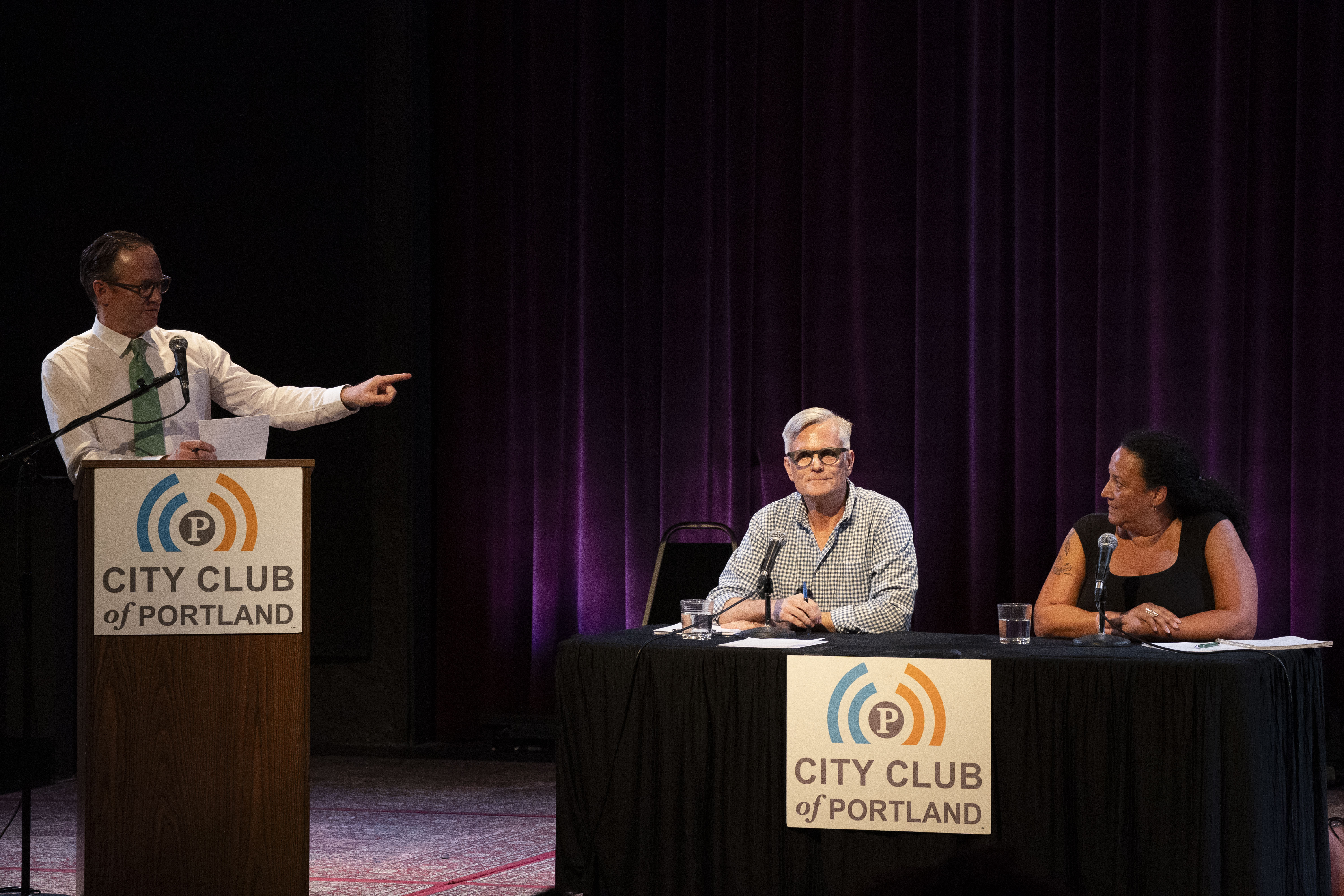 Shannon Singleton and Sam Adams debate at Portland City Club forum ...