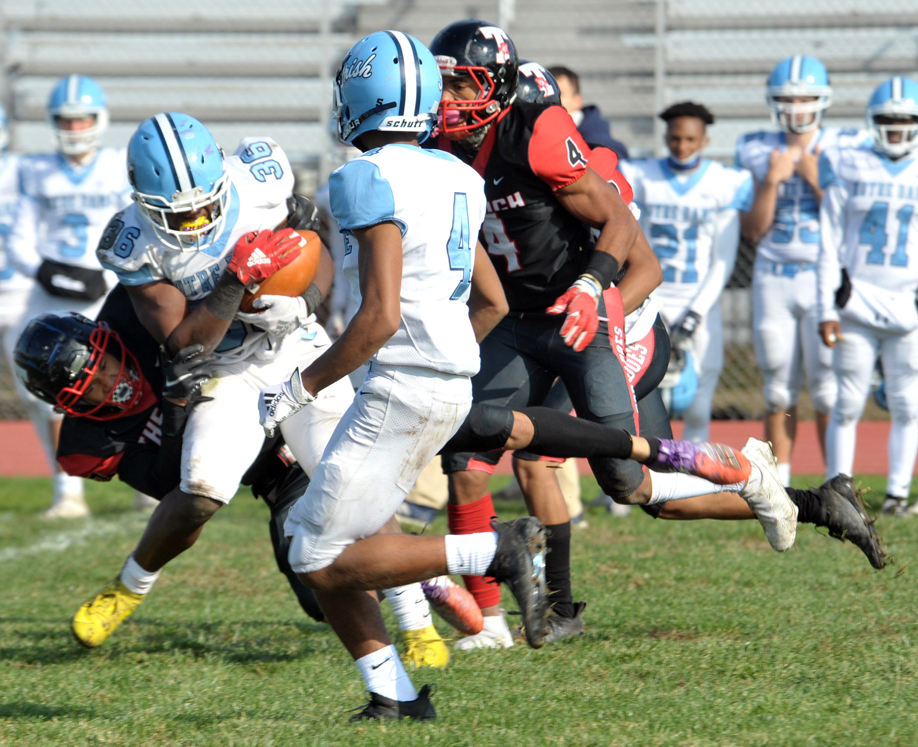 High School Football Notre Dame High School at Trenton High School on ...