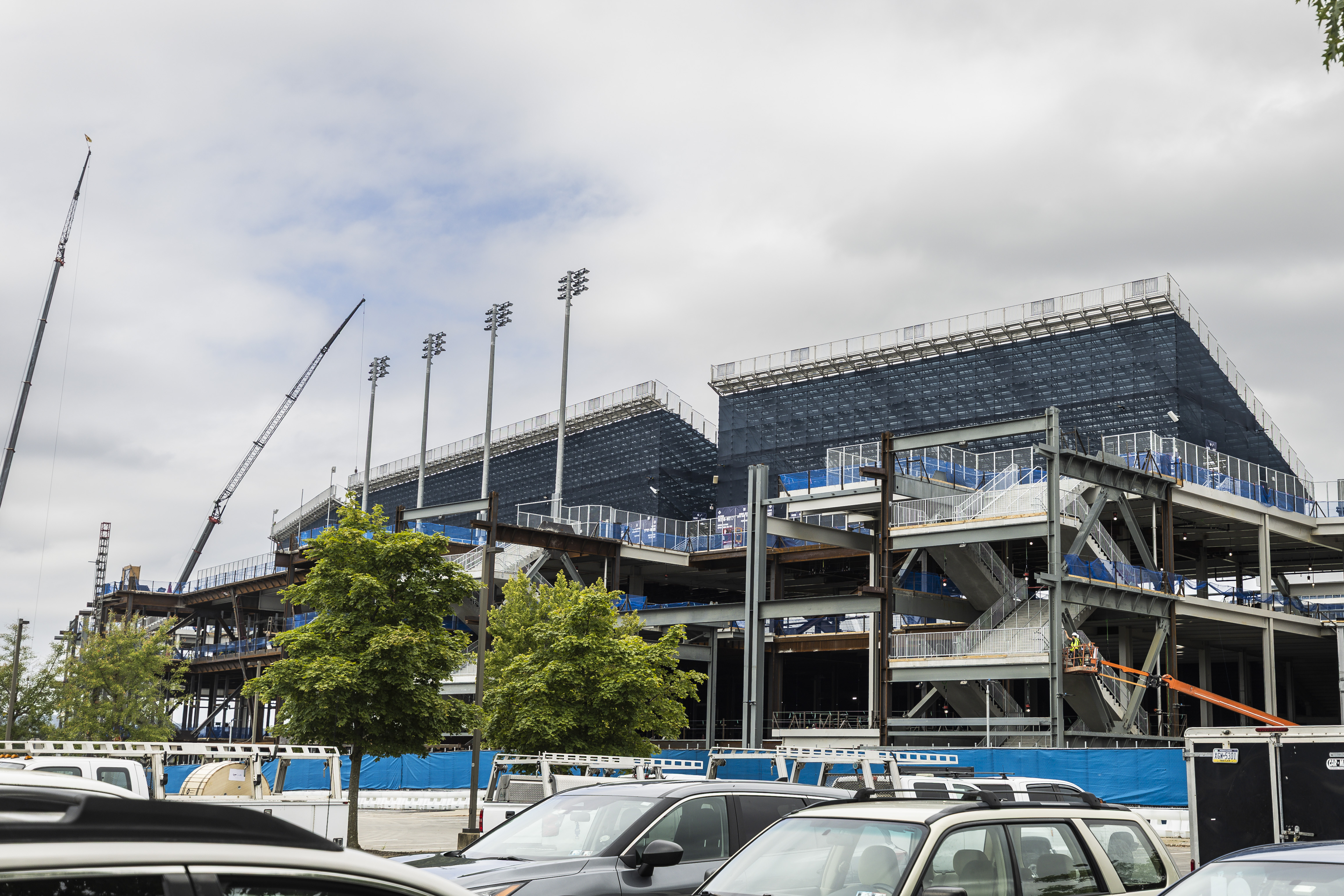 Penn State Beaver Stadium construction continues, Aug. 19, 2025 ...
