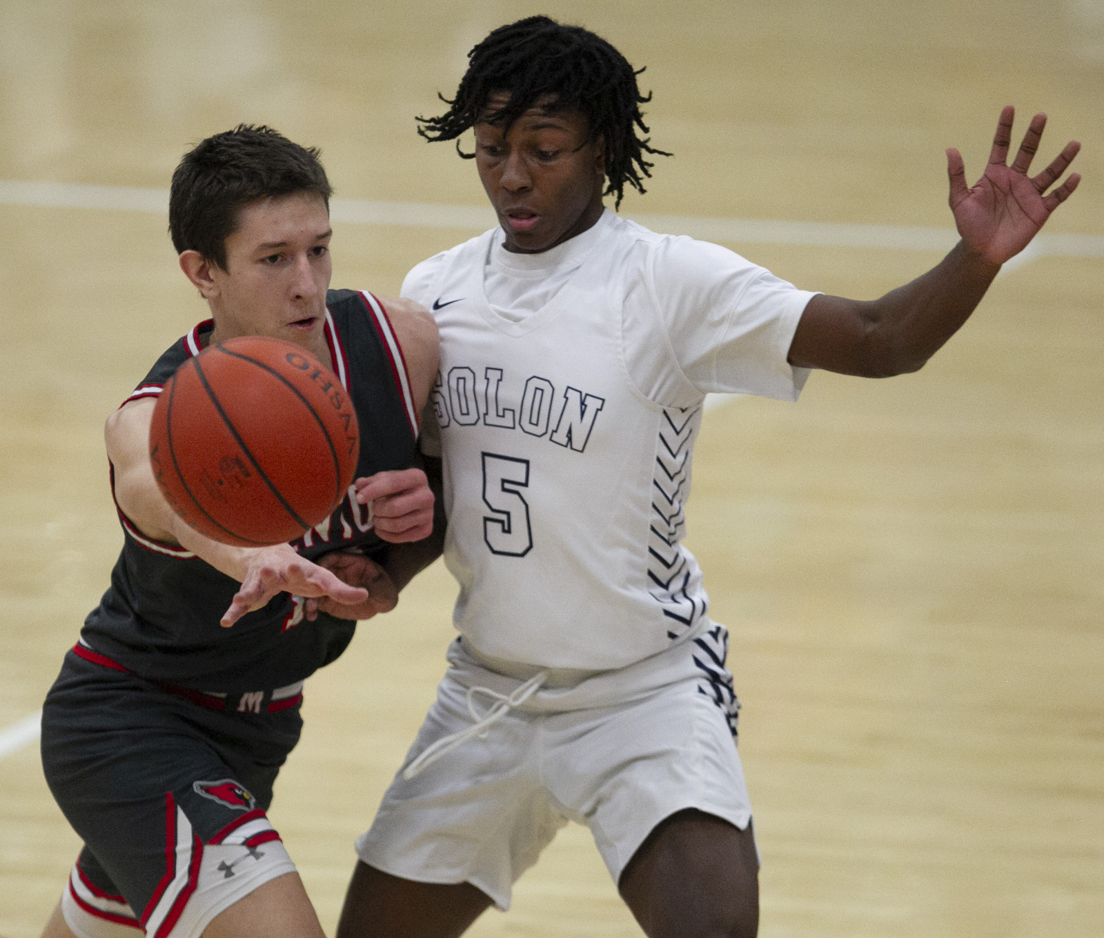 Mentor at Solon High School boy's basketball, January 14, 2022 ...