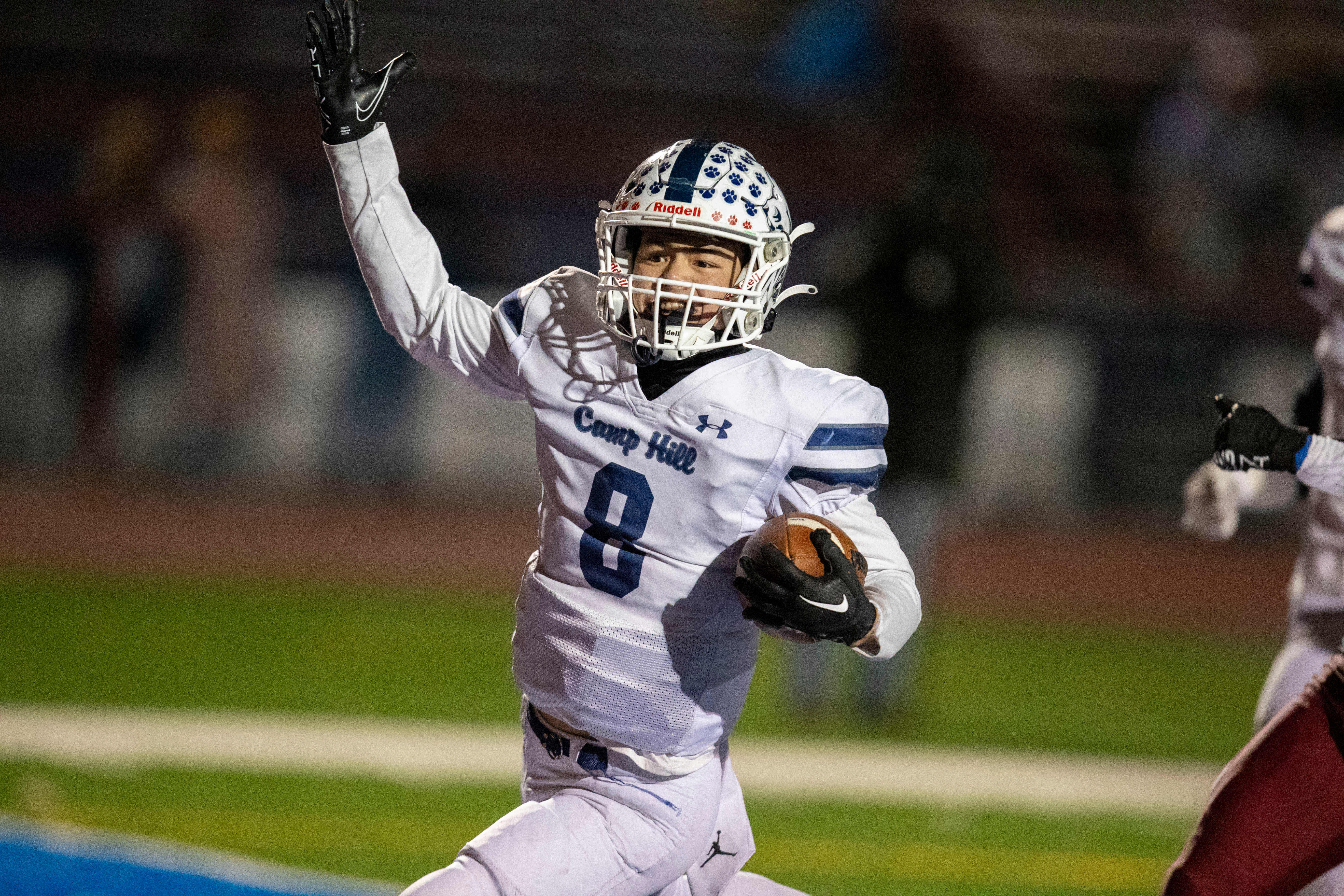 Camp Hill at Dunmore in a 2023 PIAA Quarterfinal football game ...