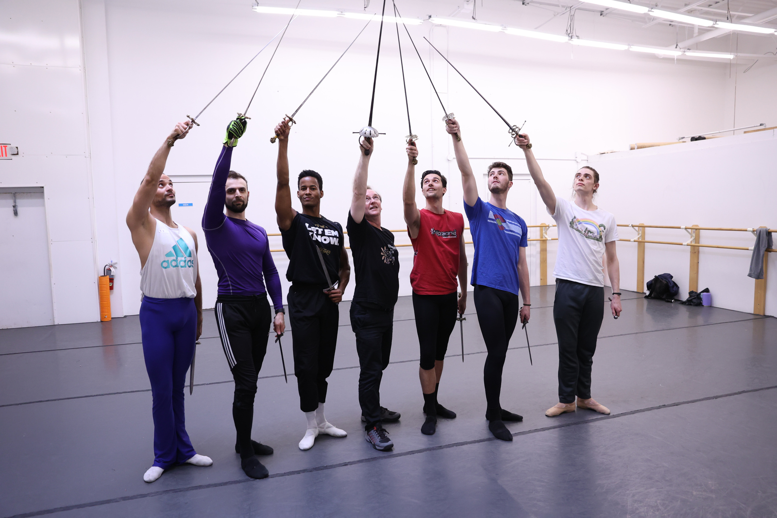Cleveland Ballet sword-fighting training - cleveland.com