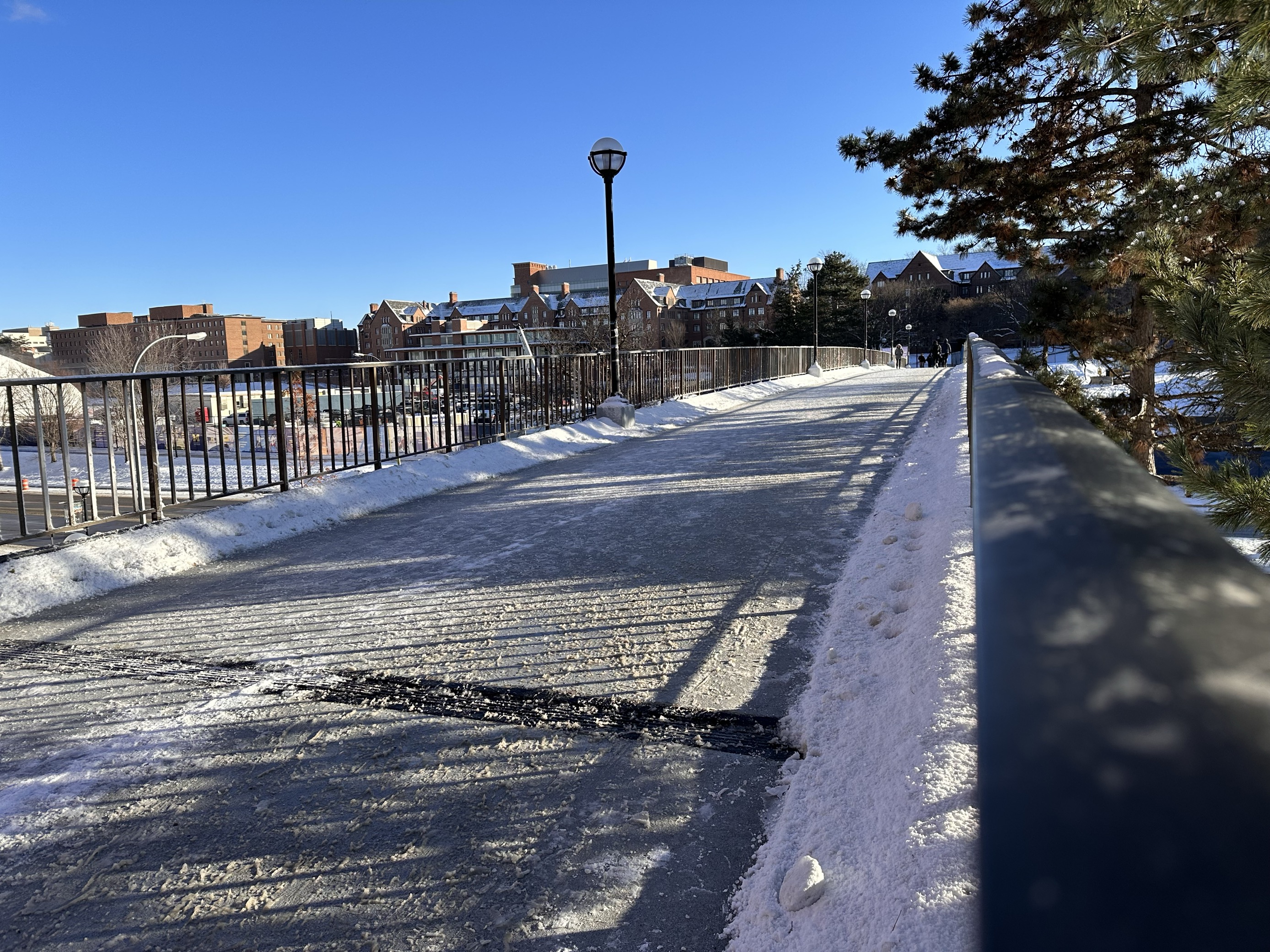 First snow of fall 2023 semester at University of Michigan - mlive.com