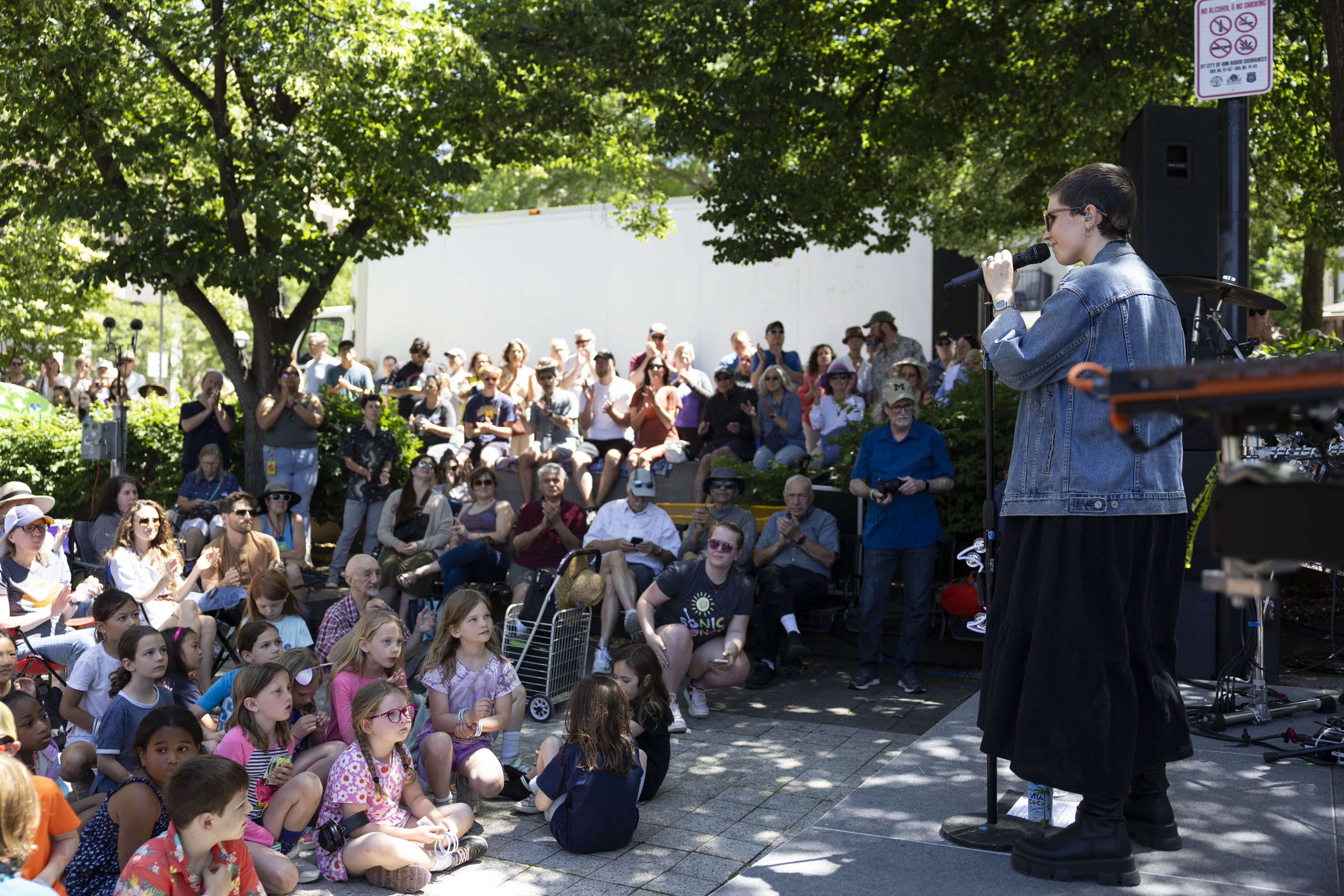Shaed performs at the first Sonic Lunch concert of the summer - mlive.com