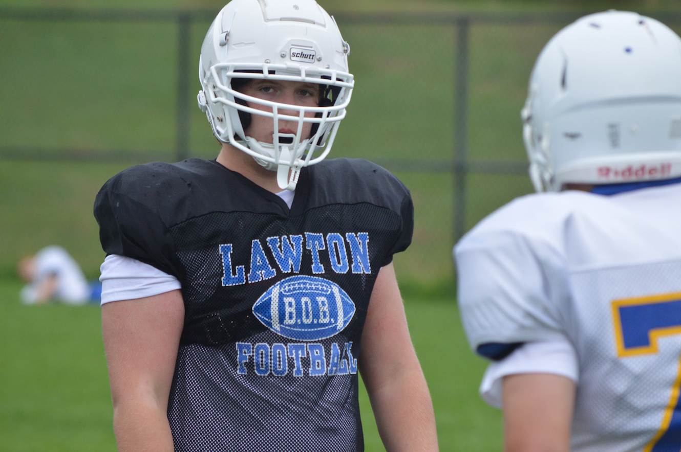 Lawton football holds first practice after 2020 season restart - mlive.com