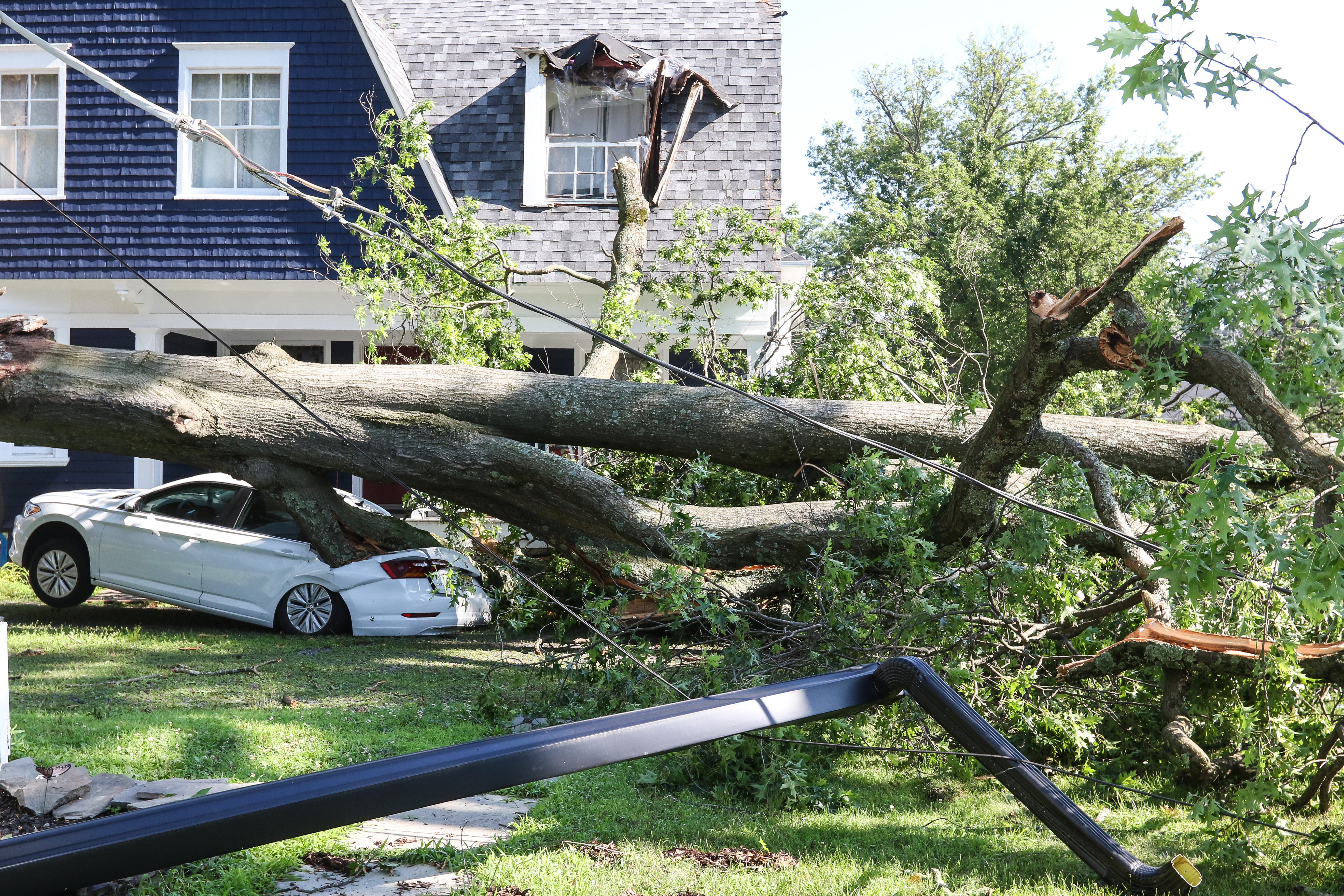 Plainfield, N.J. storm damage on Friday, July 4 - nj.com