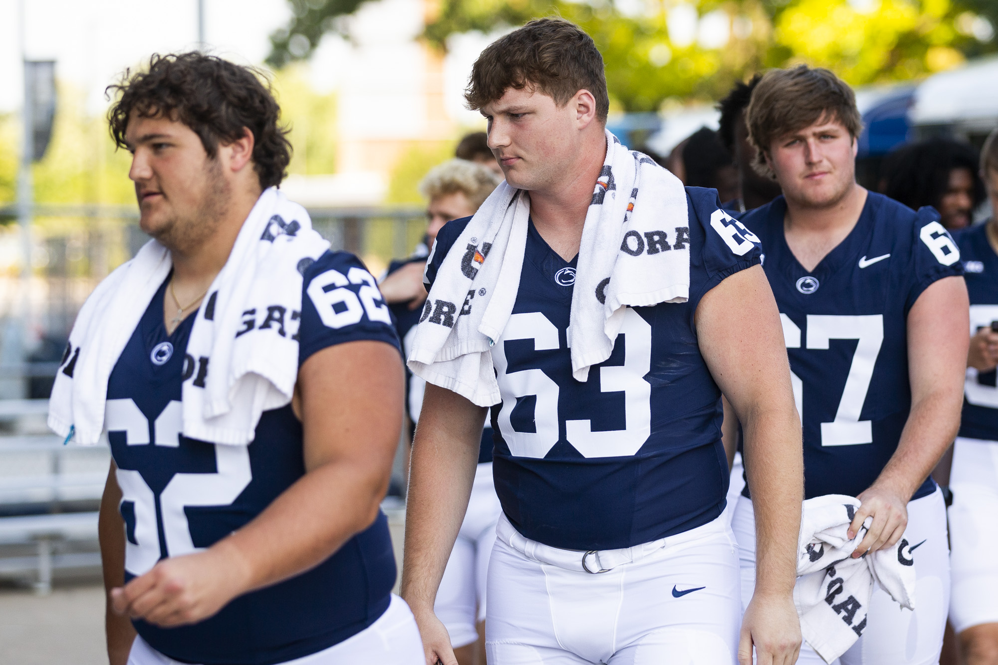 Penn State freshmen at football picture day - pennlive.com