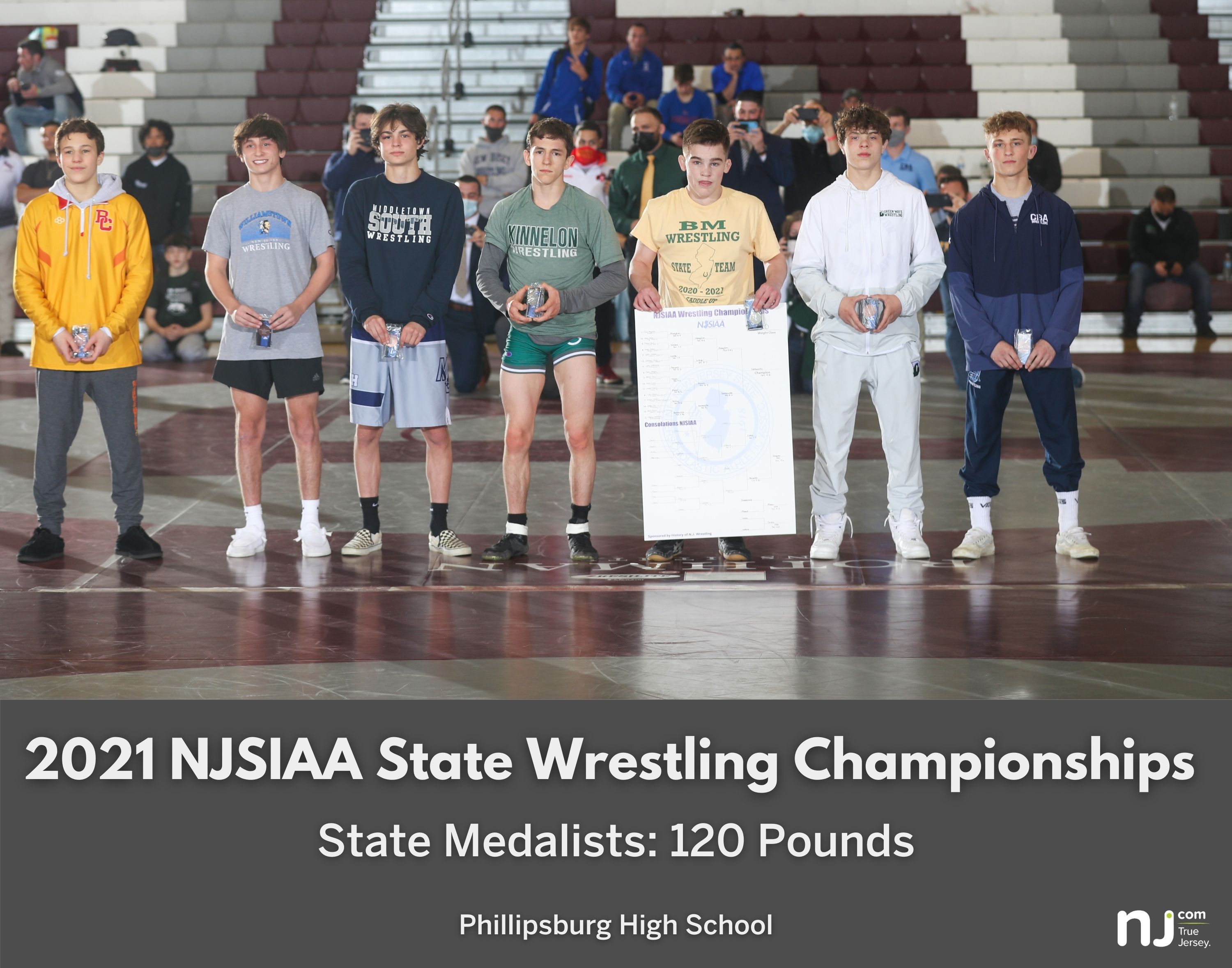 2021 NJSIAA State Wrestling Championships, podiums - nj.com