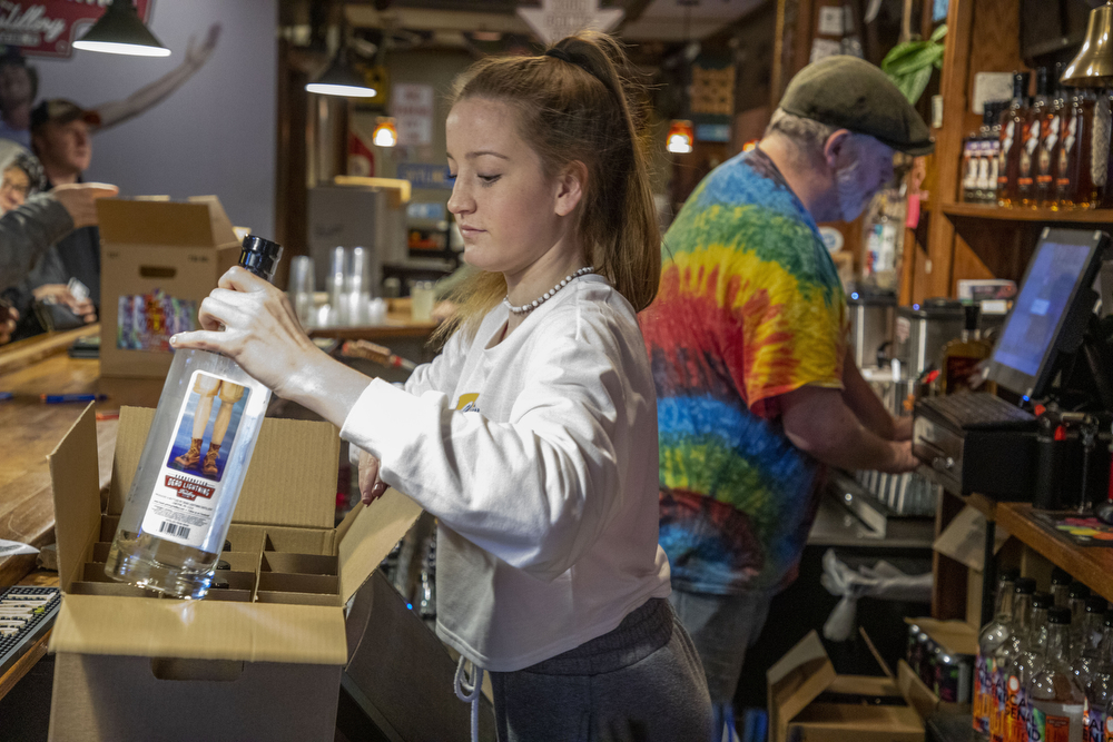 With state stores closed local distilleries the only place to buy hard ...