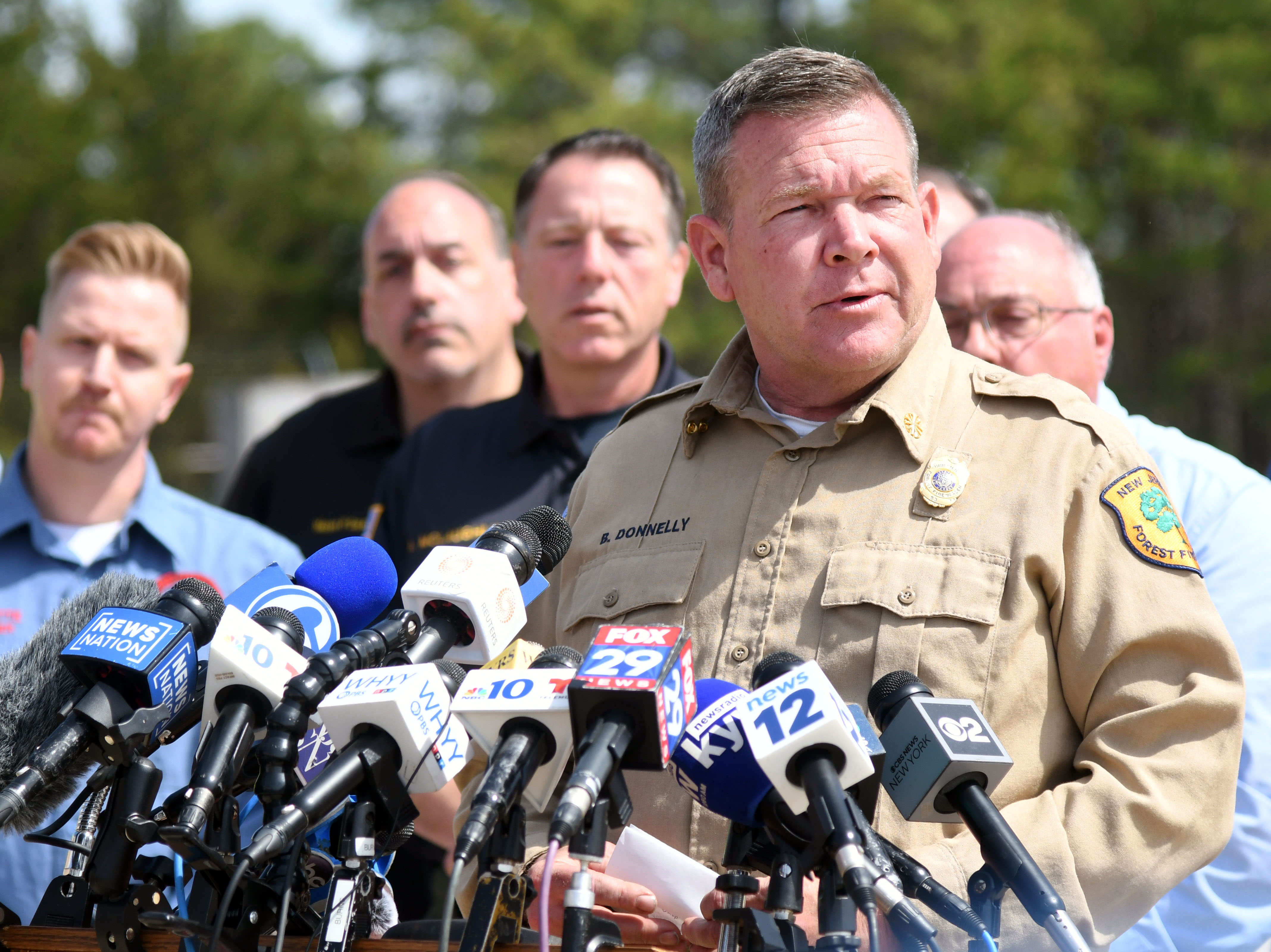 Jones Road Wildfire in Ocean County - nj.com