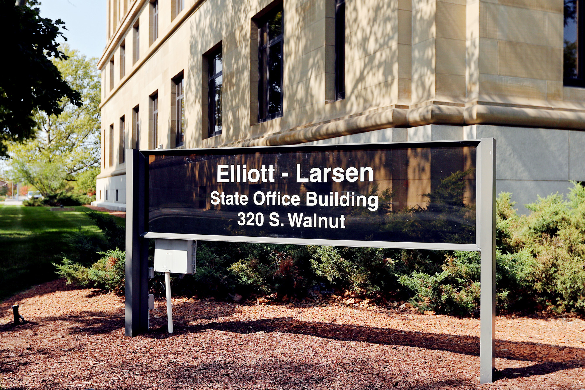 Elliott-Larsen Building sign unveiling – September 21, 2020 - mlive.com