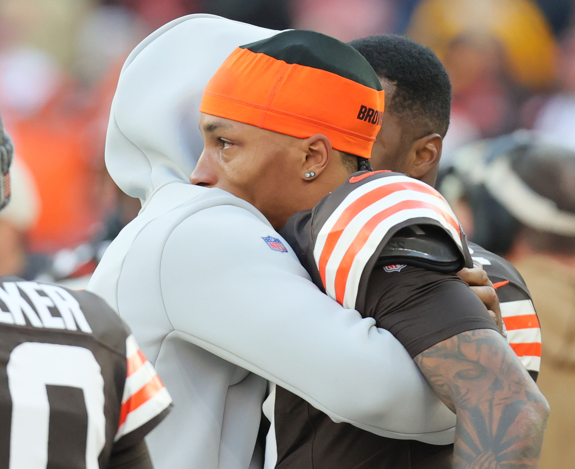 Cleveland Browns final drive against the Pittsburgh Steelers, November ...