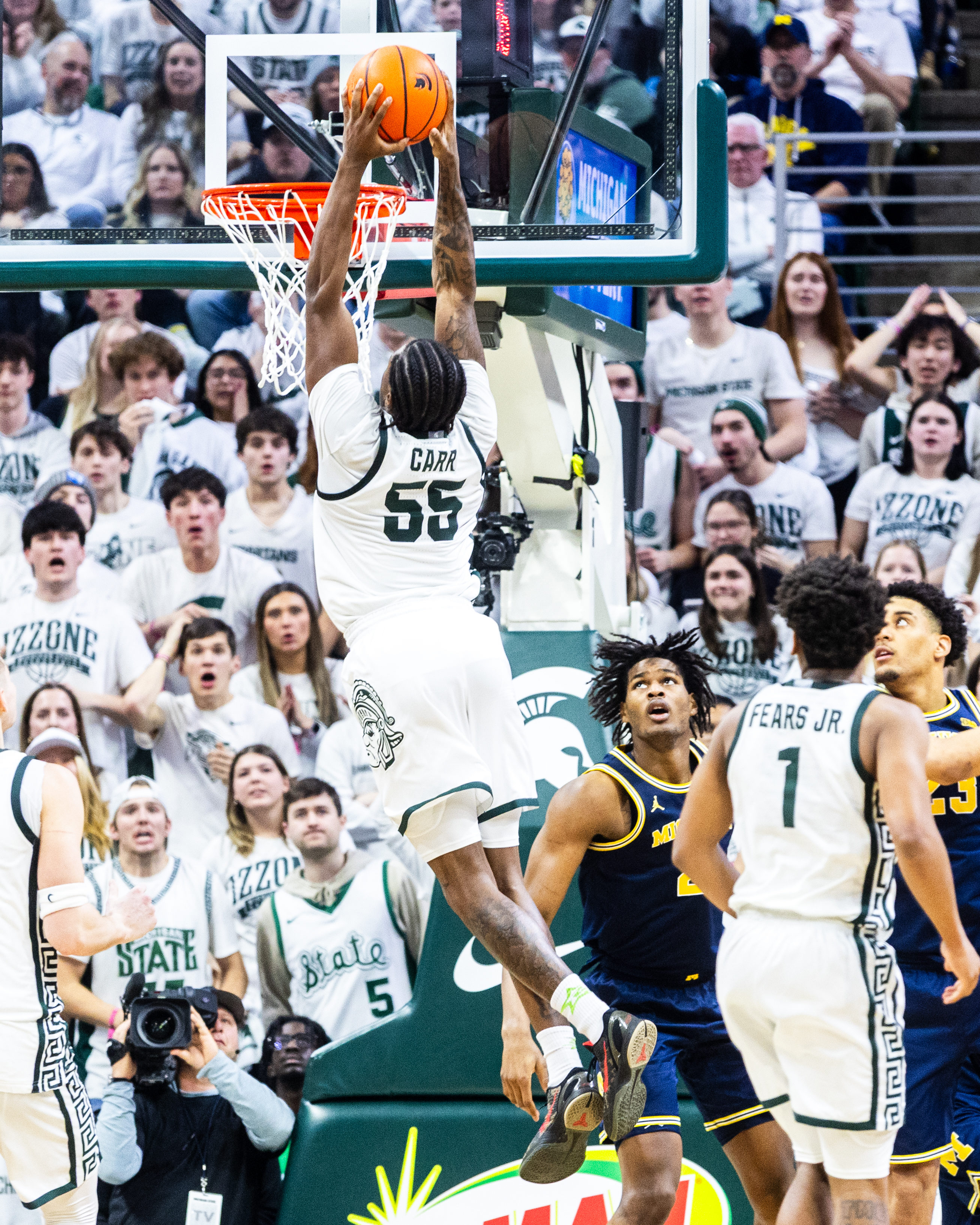No. 7 Michigan State basketball hosts No. 3 Michigan in rivalry ...