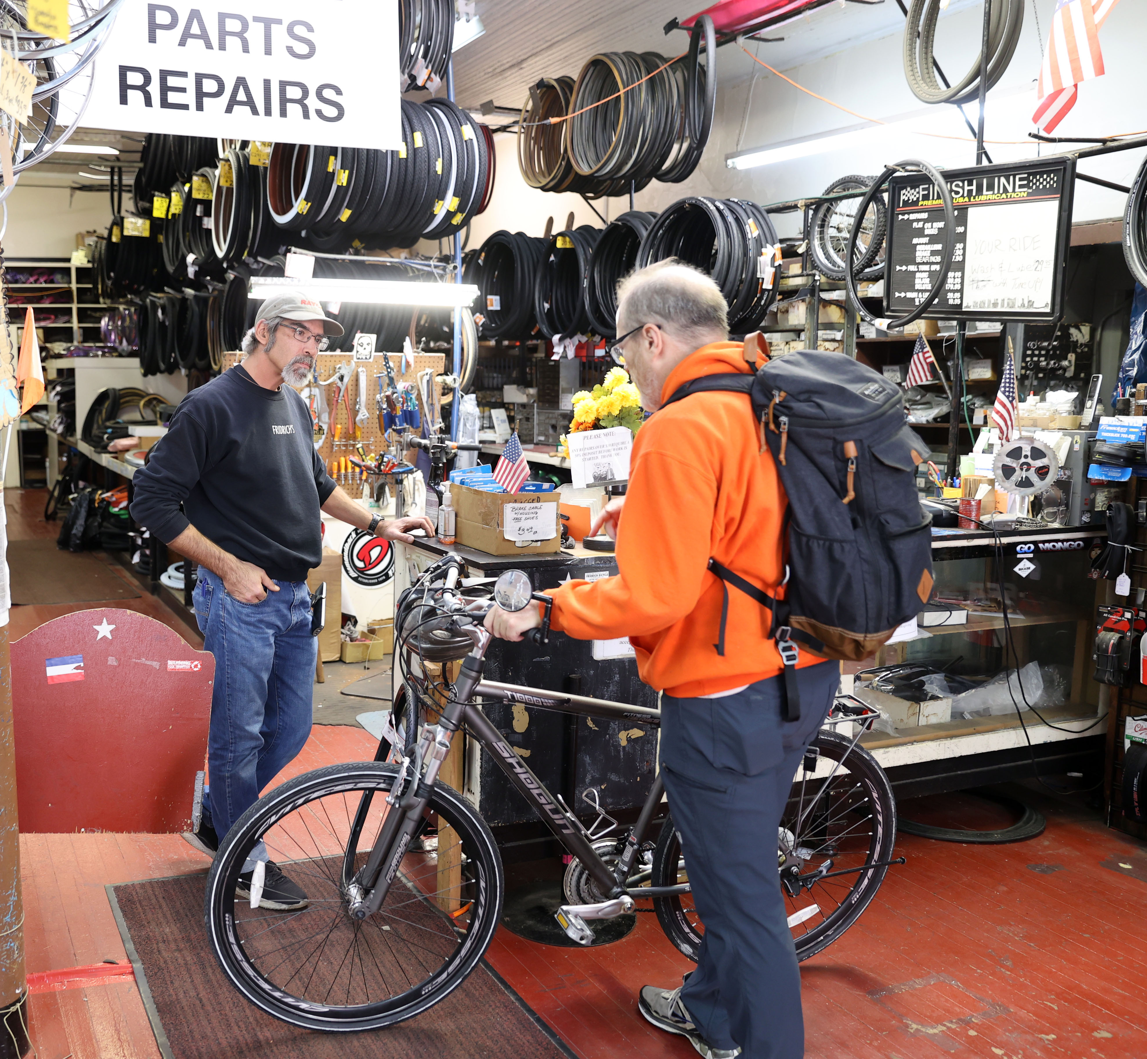 Fridrich Bicycle in Ohio City, November 8, 2021 - cleveland.com