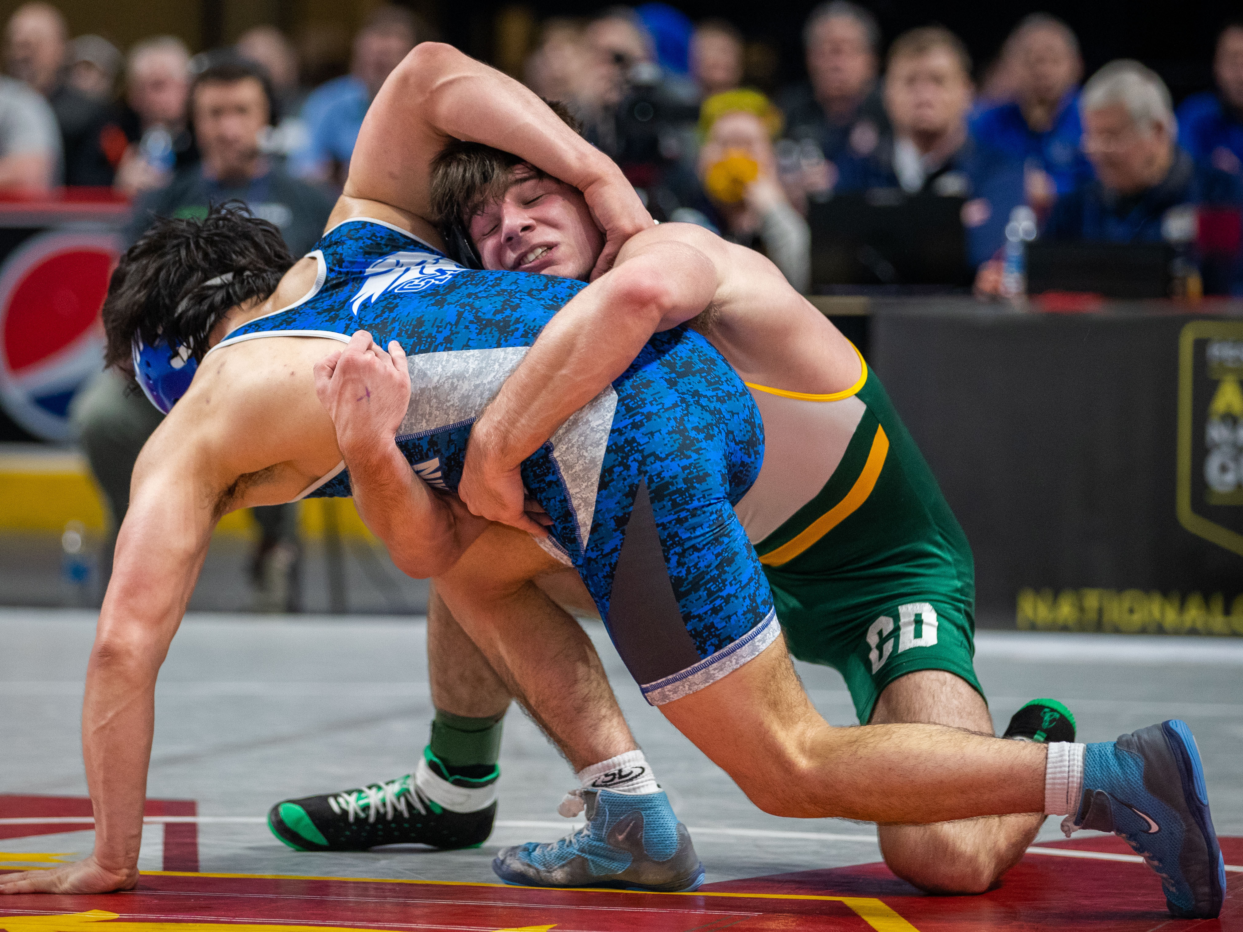 The 3A PIAA Wrestling semi-finals are under way at the Giant Center ...