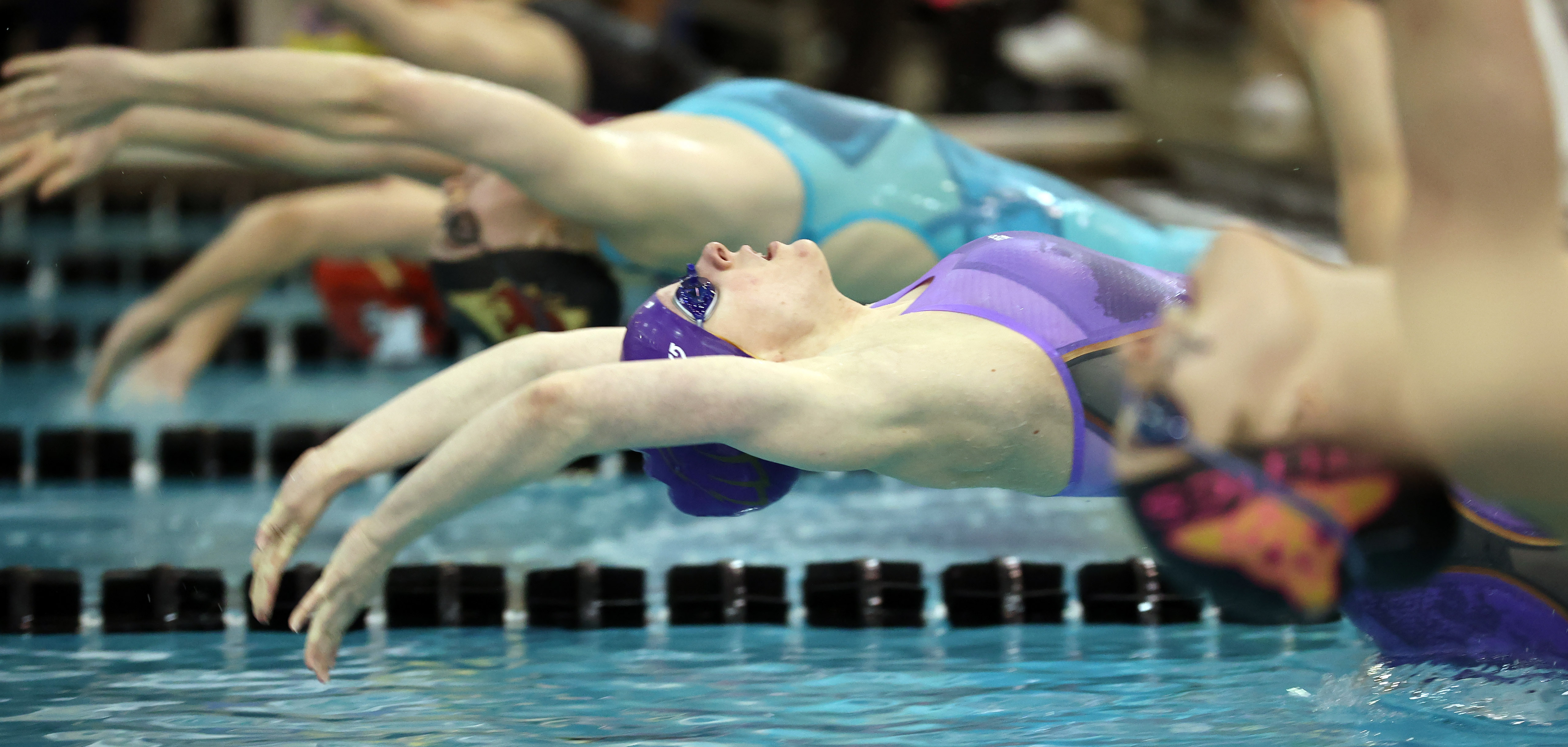 OHSAA division I state swimming championships, February 25, 2023 ...