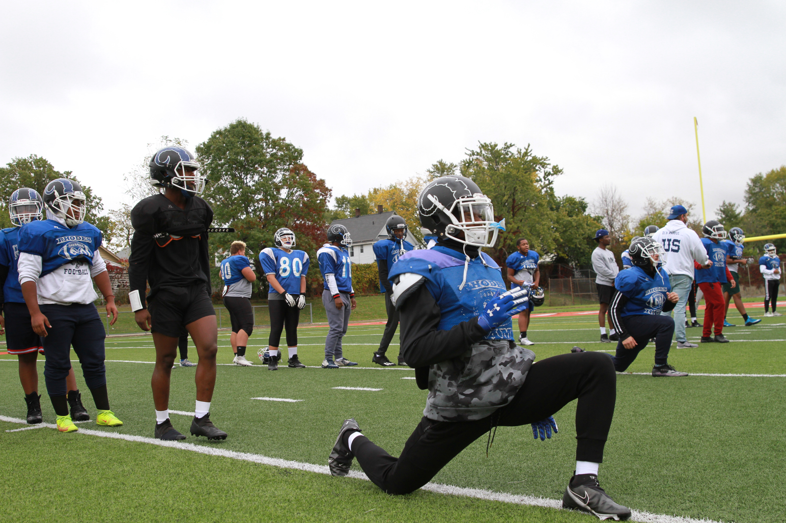 Rhodes High School football team makes the playoffs for the first time ...