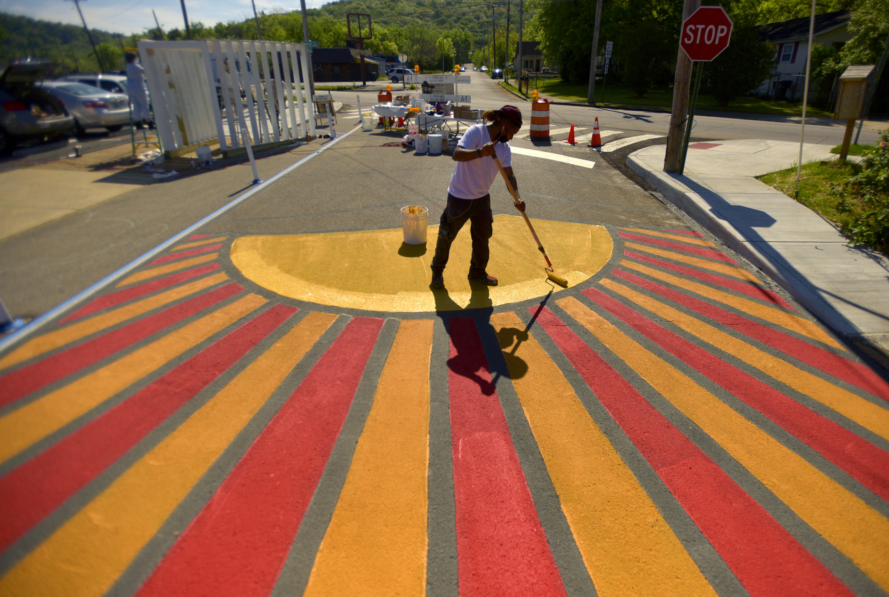 Asphalt art: See how murals have transformed parking lots and ...
