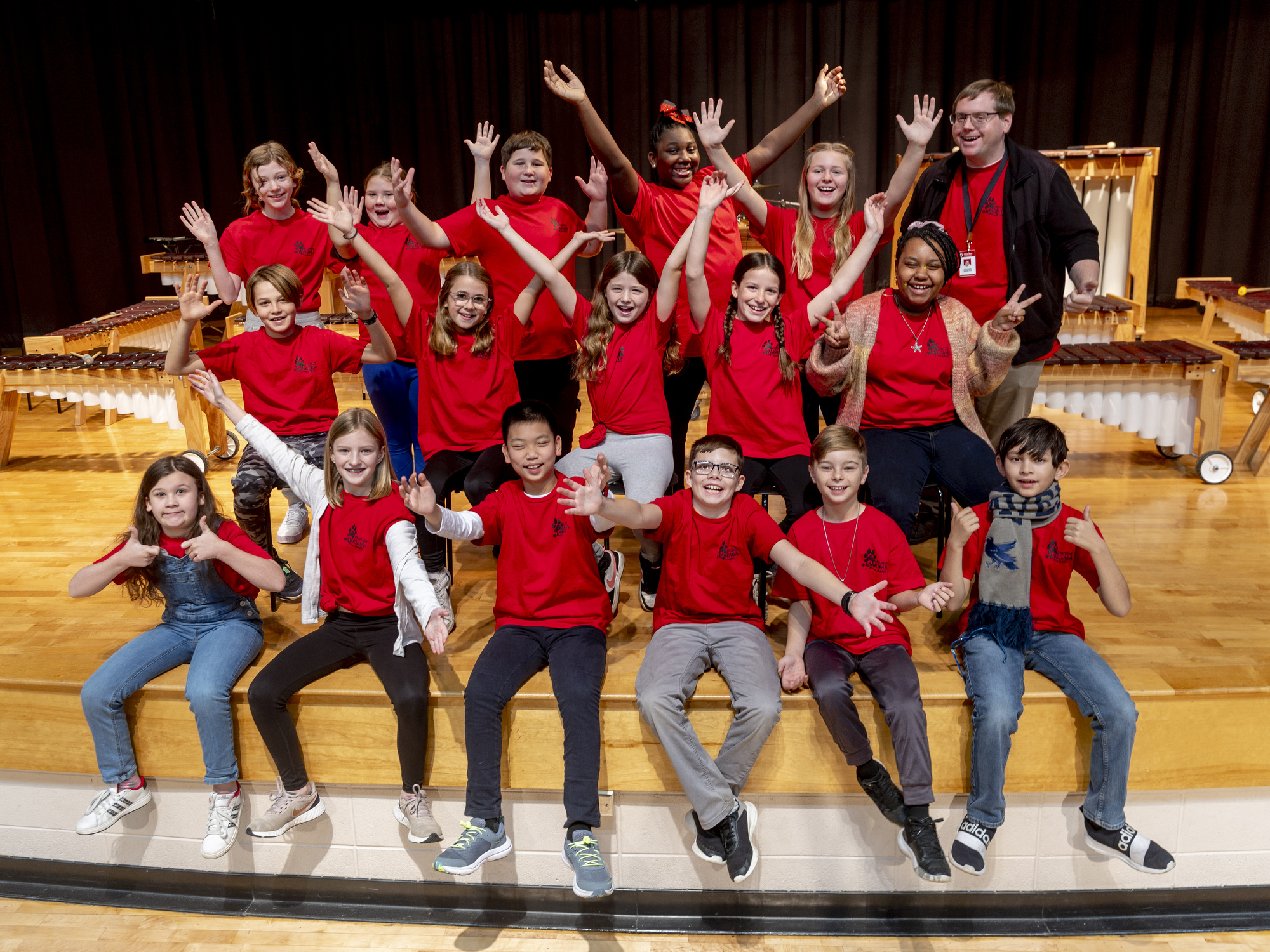 Grand Blanc schools provides unique marimba band class with handmade ...