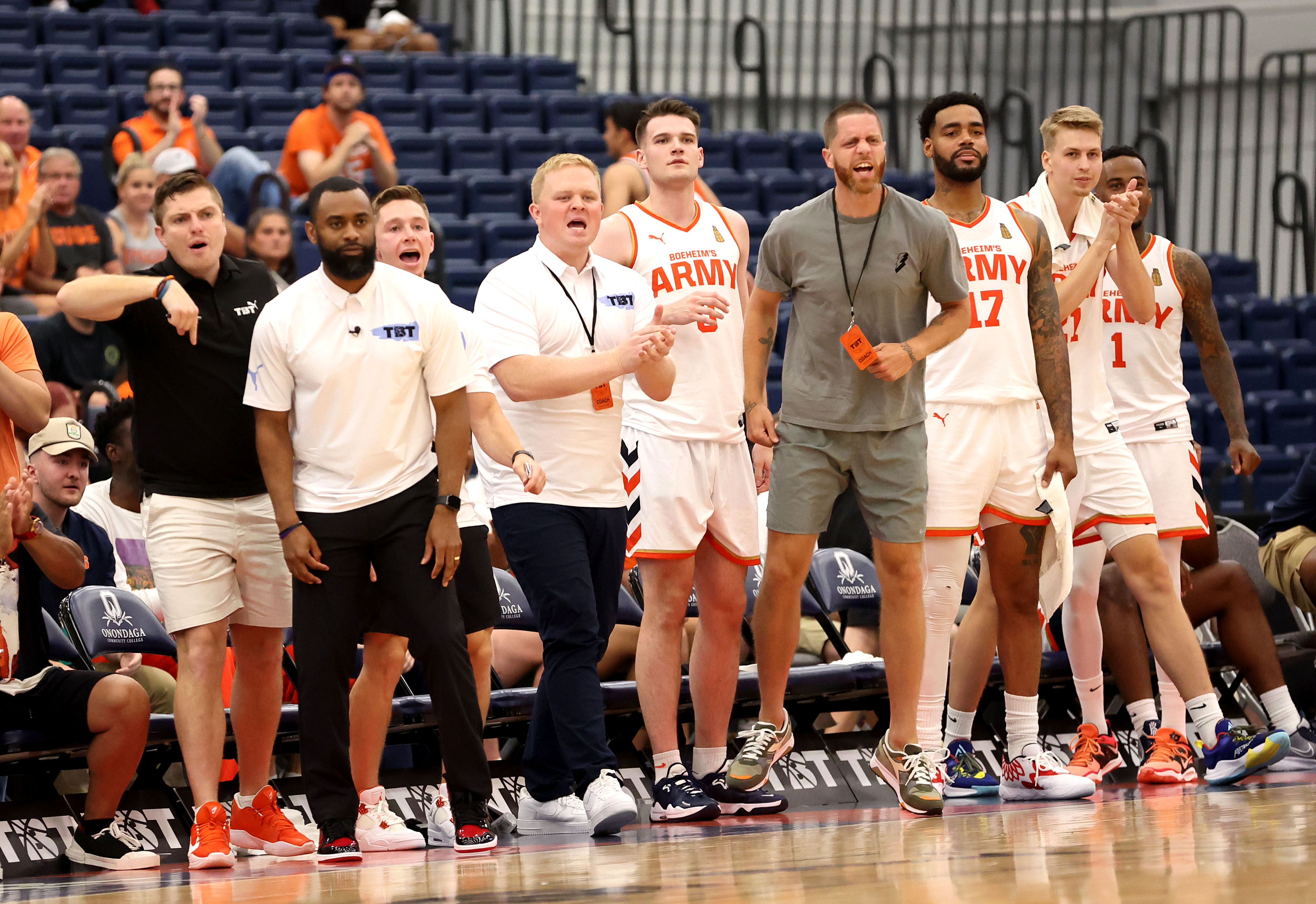 Boeheim's Army take on India Rising in their game in The Basketball ...