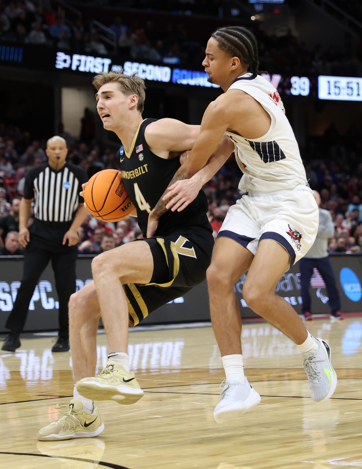 St. Mary's vs Vanderbilt, first round, NCAA basketball, March 21, 2025 ...