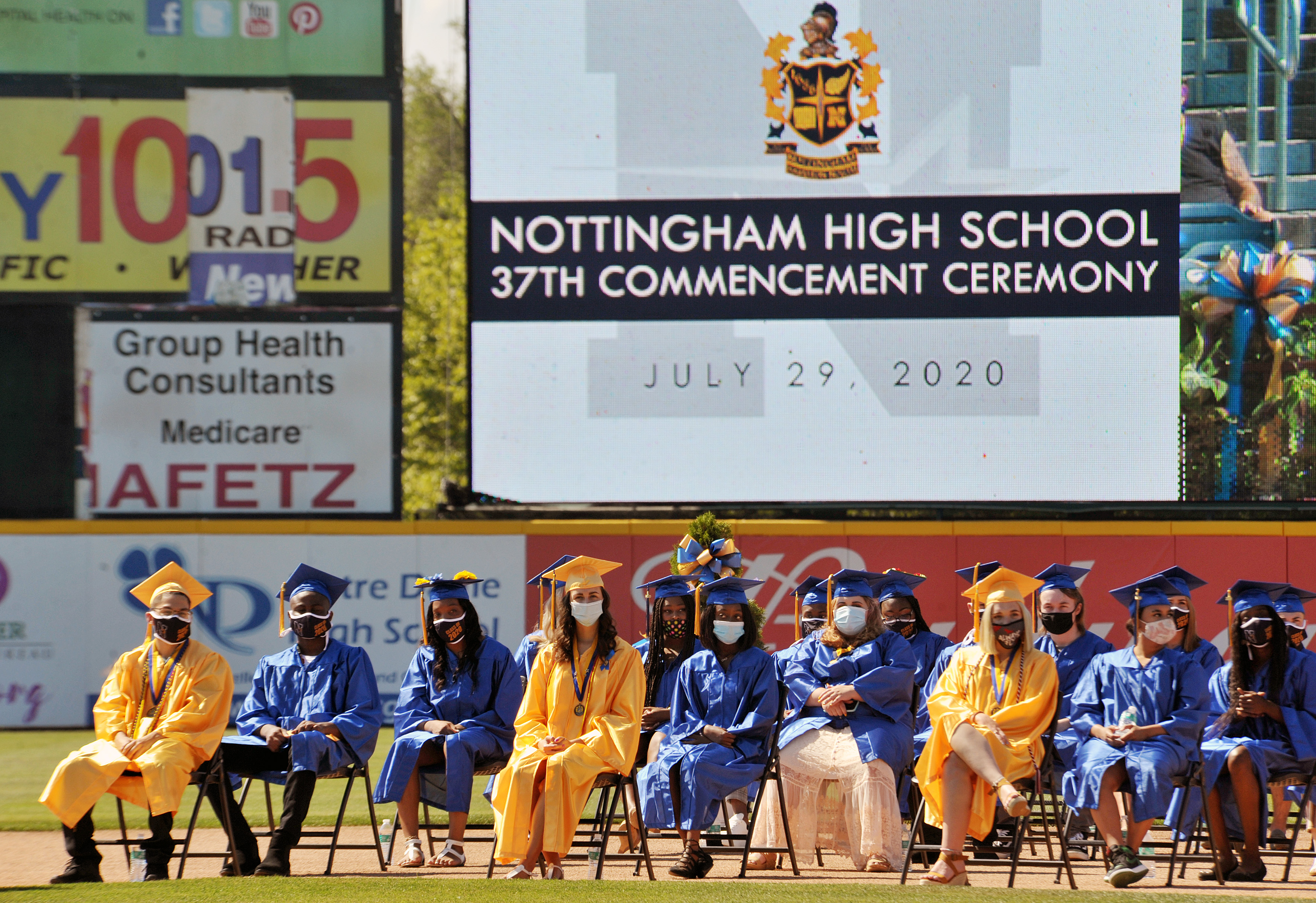 Nottingham High School's 37th Commencement at Arm and Hammer Park in ...