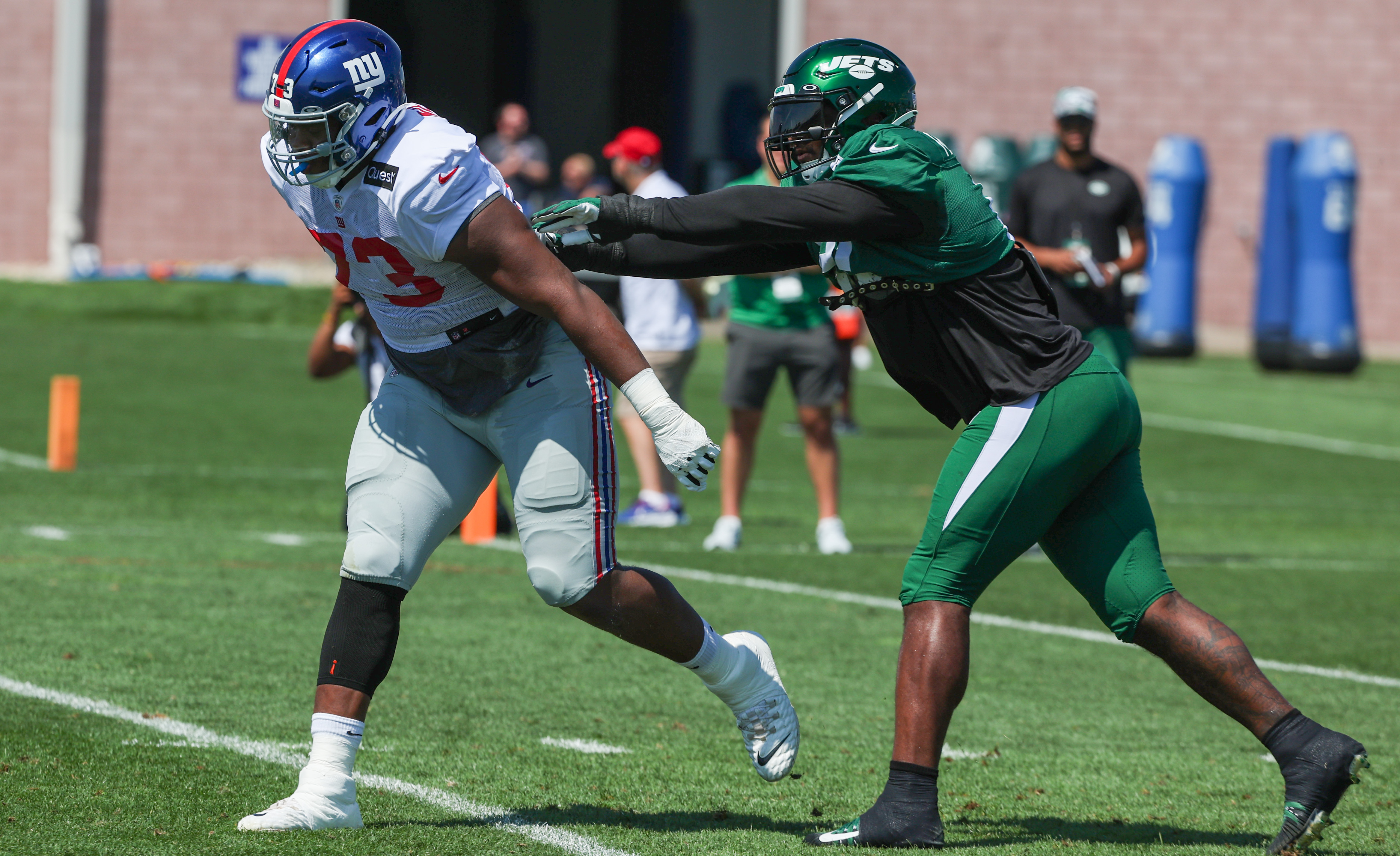 New York Giants and New York Jets joint training camp practice - nj.com