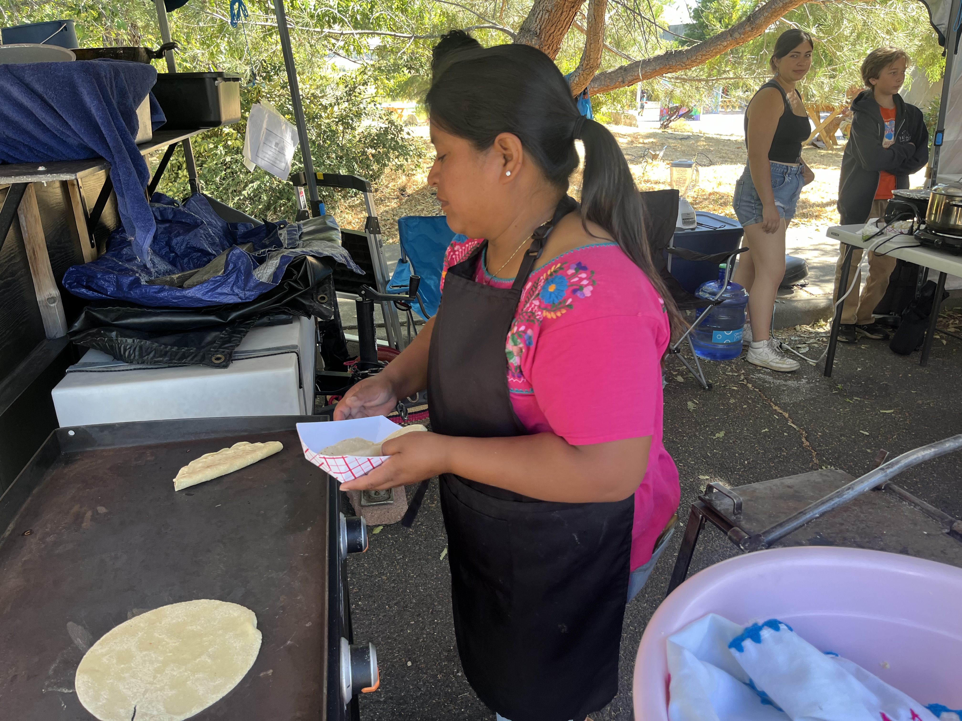 Milpa Mariposa food stand - oregonlive.com