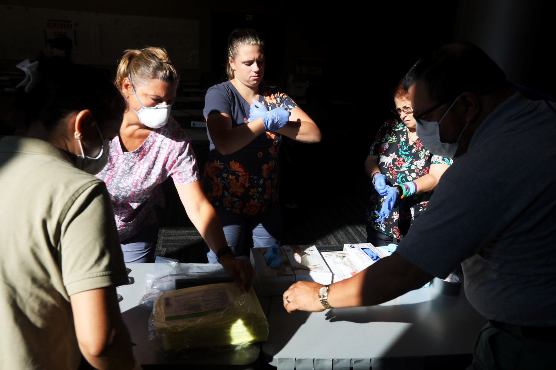 County drive-thru coronavirus testing center - nj.com