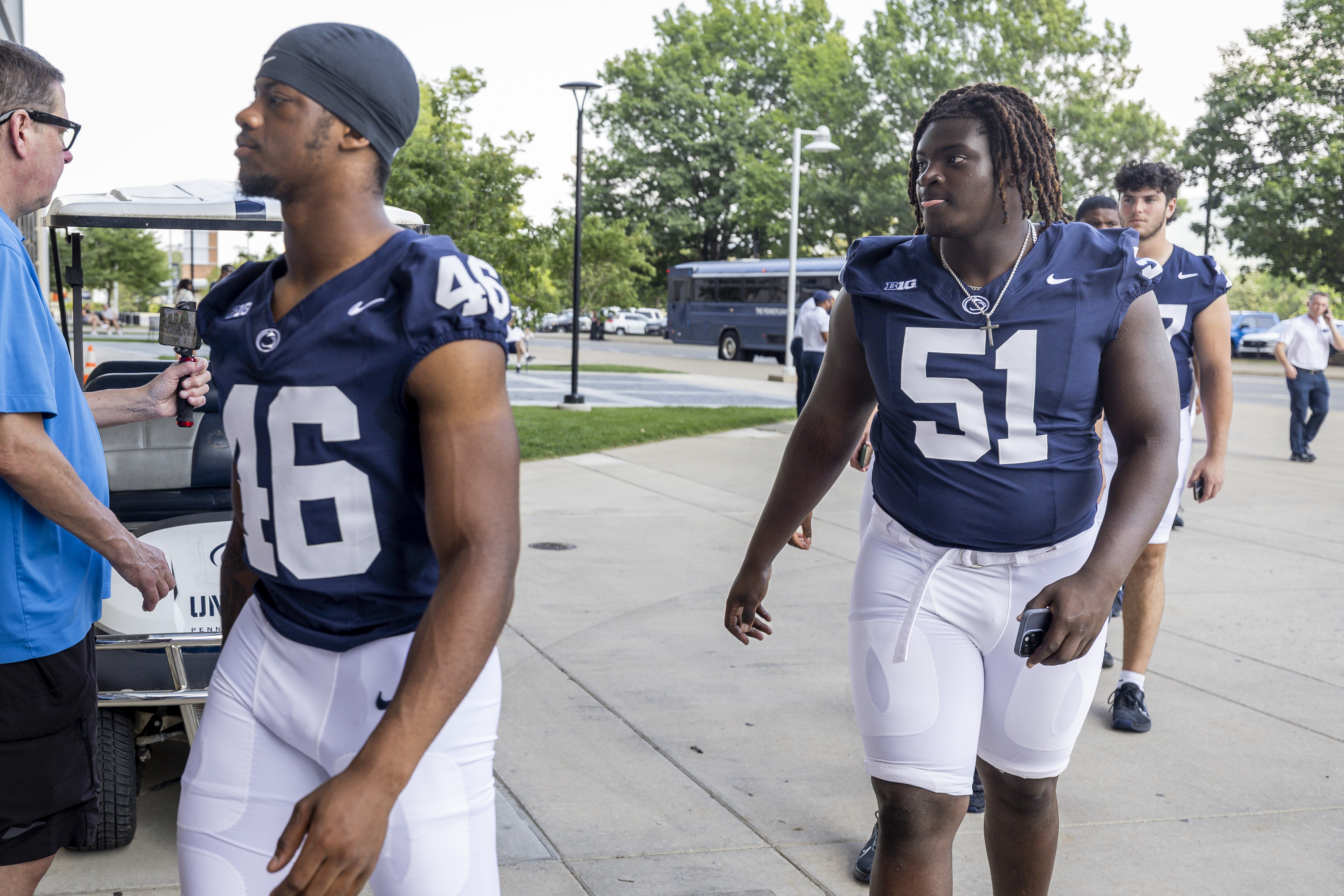Penn State freshmen at football Photo Day - pennlive.com